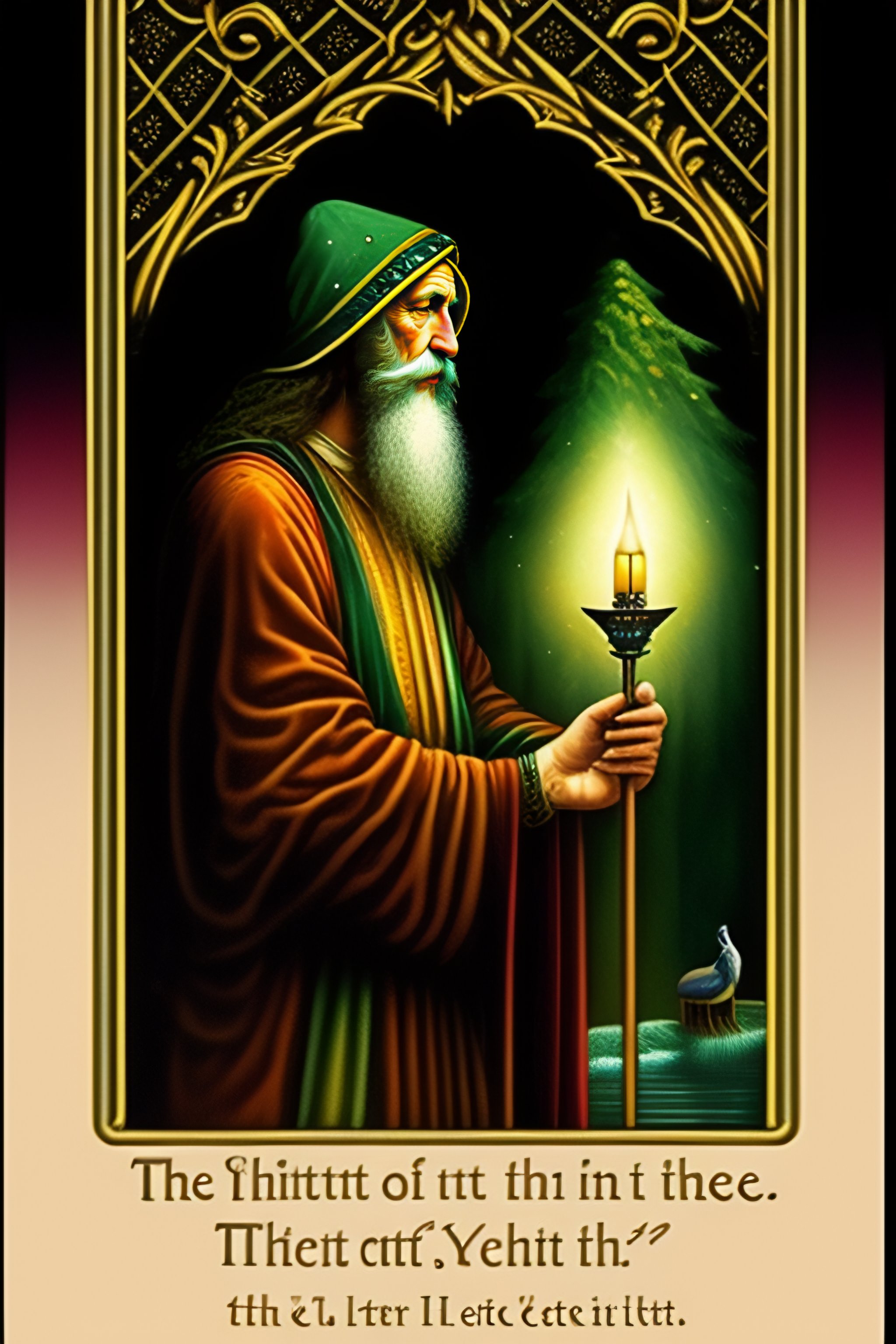 Lexica - Tarot card The Hermit: The Hermit is a solitary and ...
