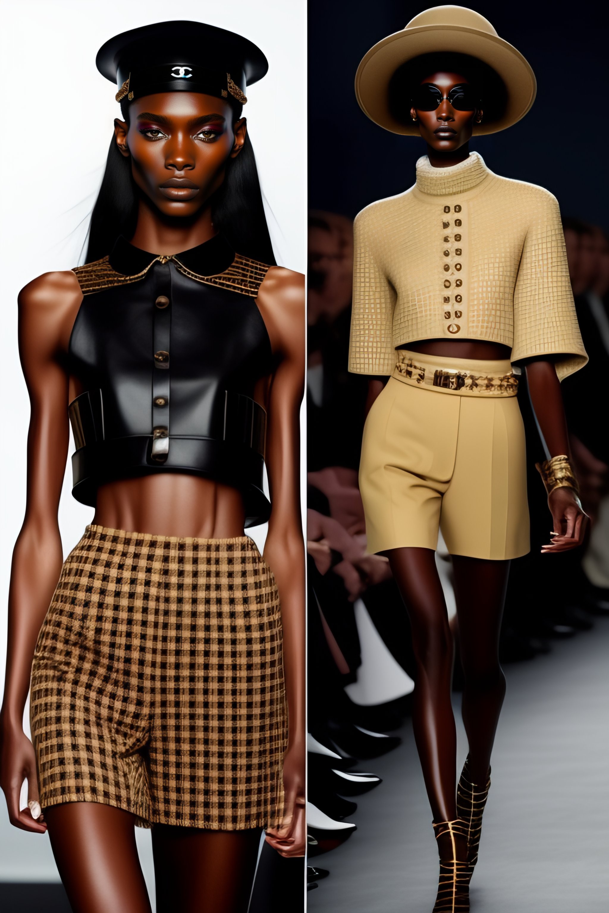 Lexica - Female thinspo chanel model