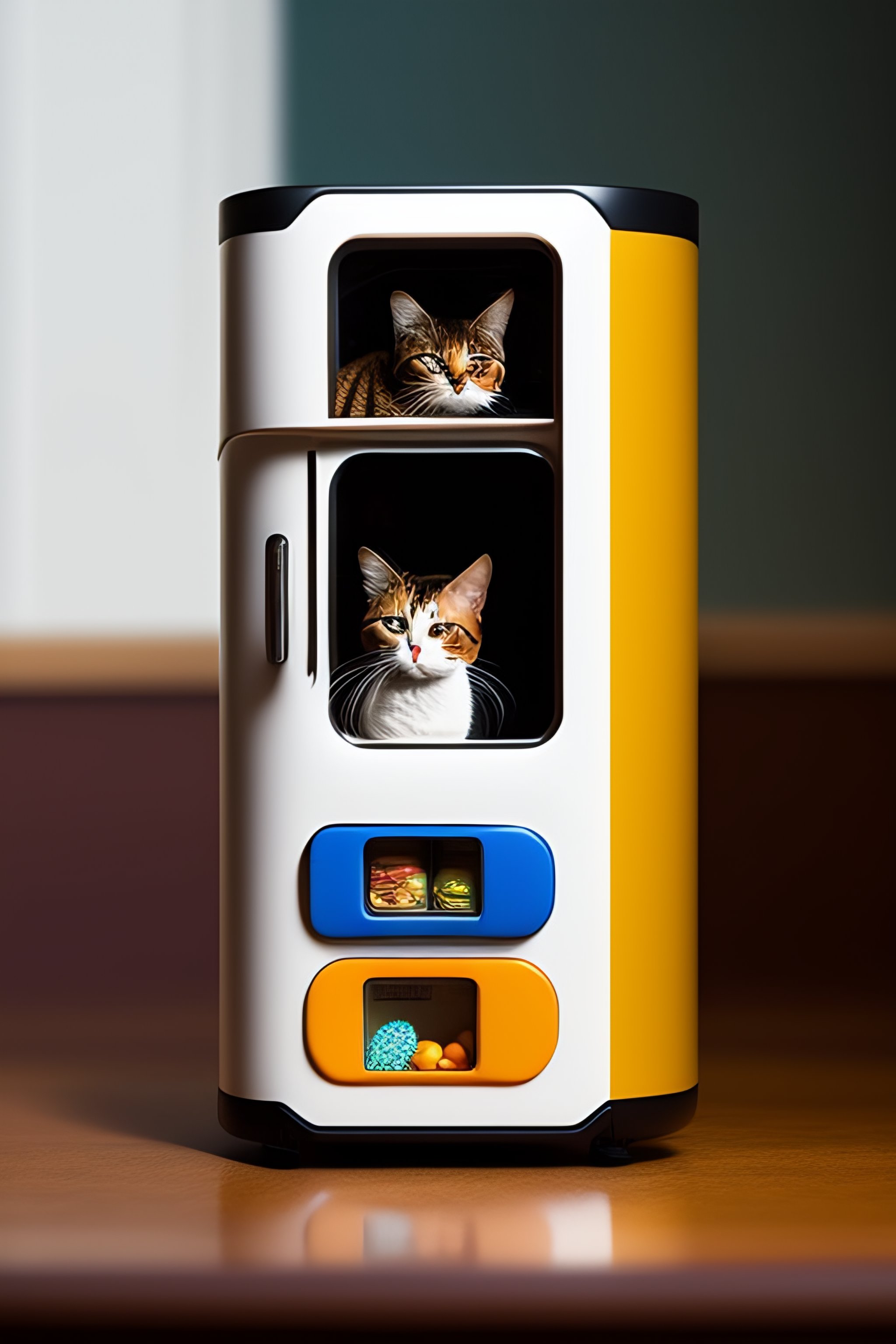 Lexica - Tiny vending machine used by cats