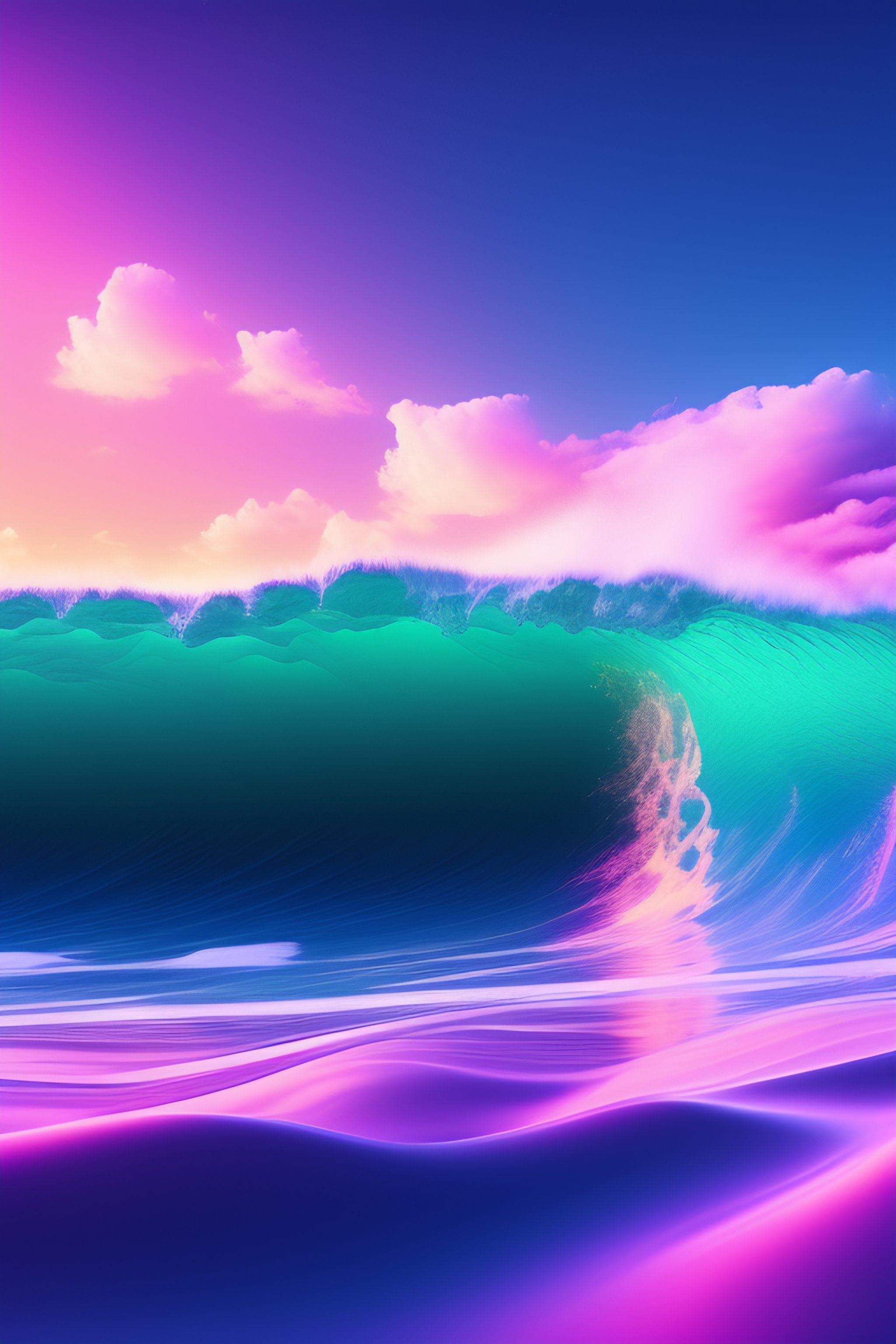 Lexica - Create a travel wallpaper in vaporwave aesthetic ...