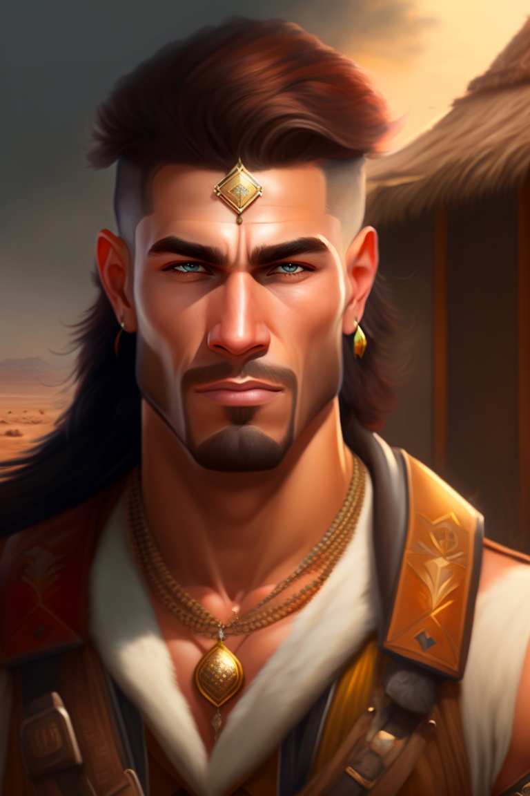 Lexica - A full body portrait of a beautiful soldiers quarter bedouin ...