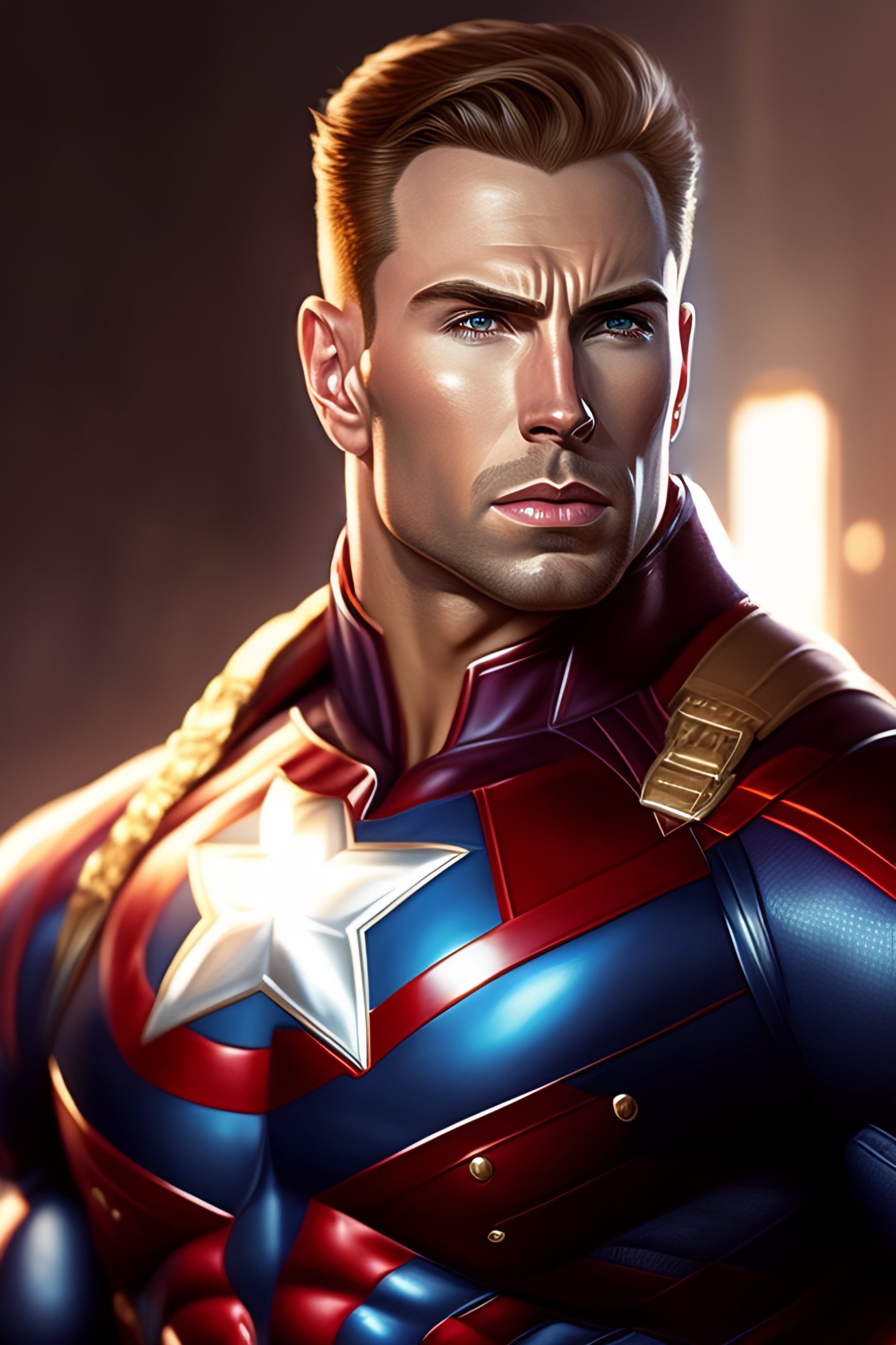Lexica - Super muscular Chris evans as captain america, marvel ...