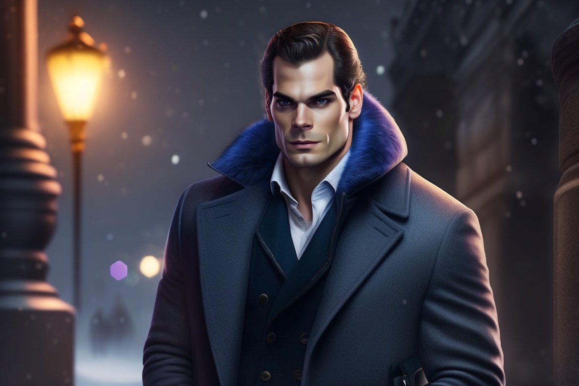 Lexica - Henry cavil standing alone at dark night, and his friends are ...