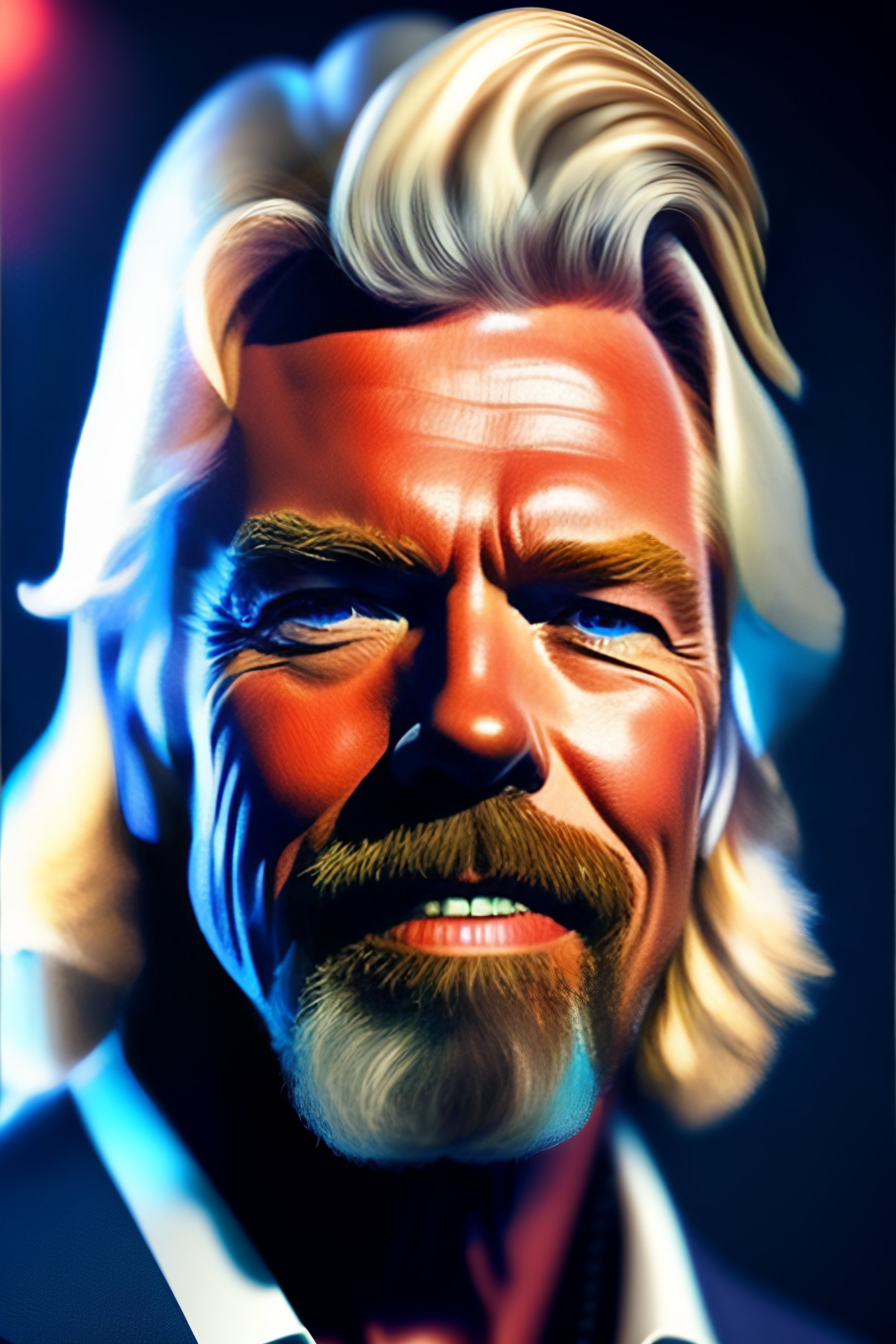 Lexica - Highly detailed potrait of richard branson, unreal engine 5 ...