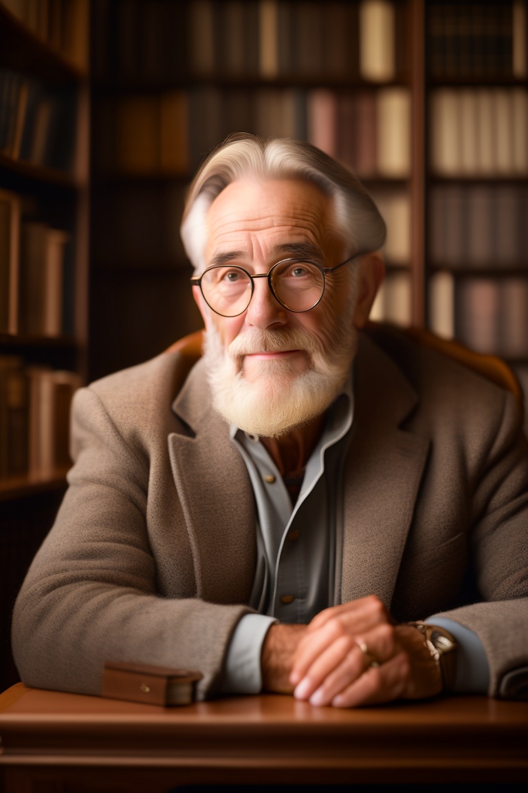 Lexica - A wise 60 years old man with a front face, his weathered skin ...