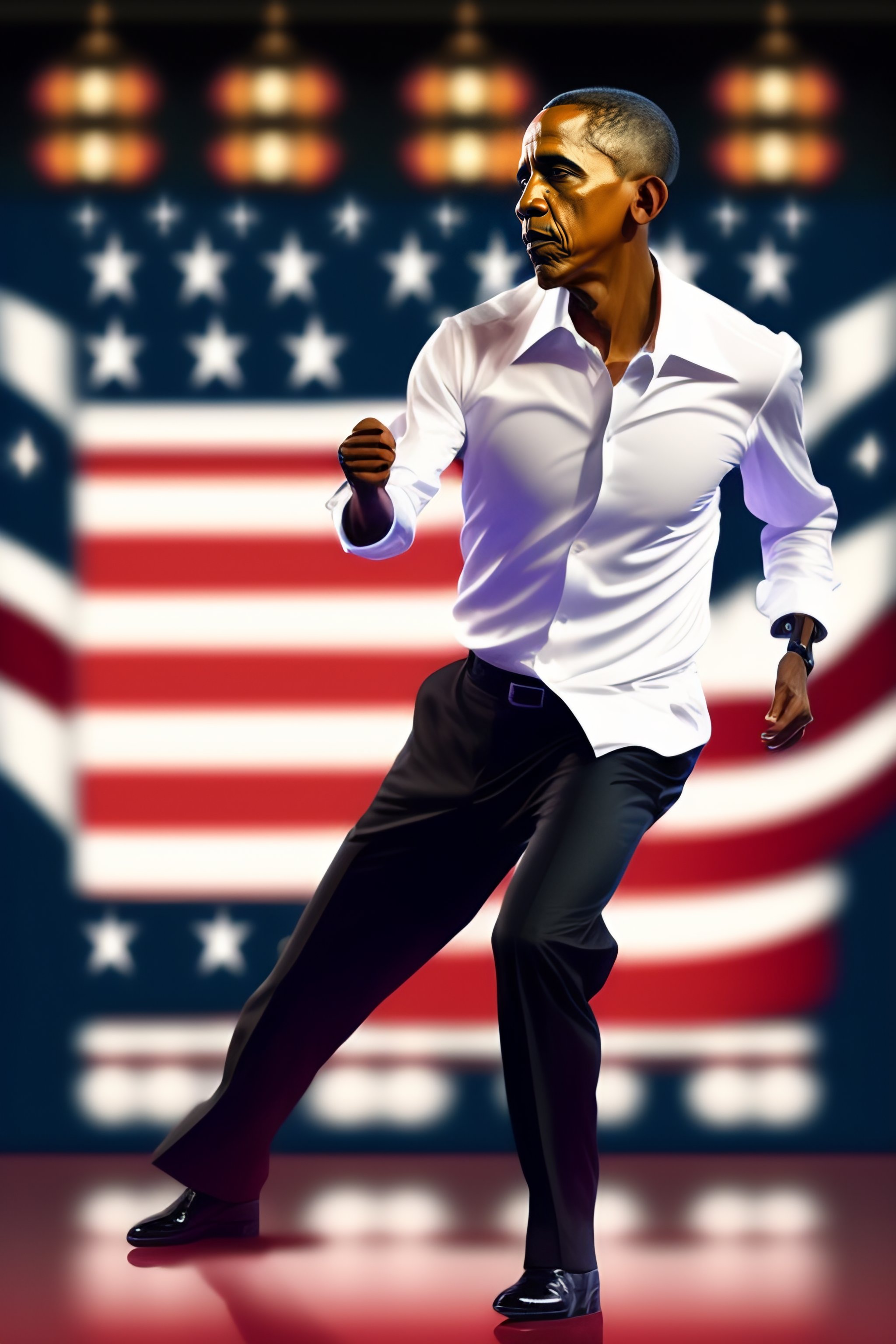 Lexica - Obama dancing cumbia
