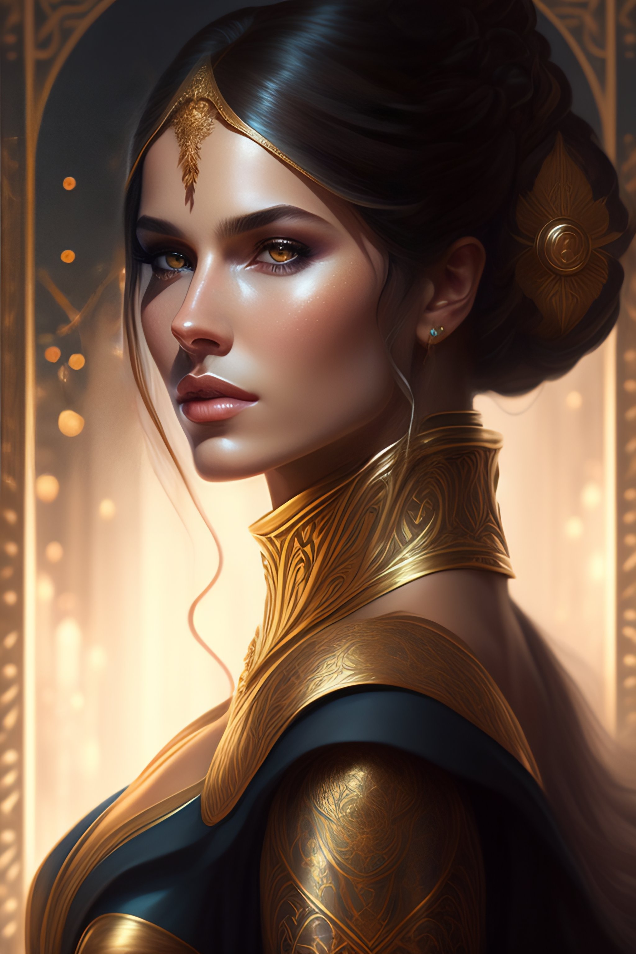 Lexica - Rhaenyra, portrait of a woman, beautiful face, symmetrical ...