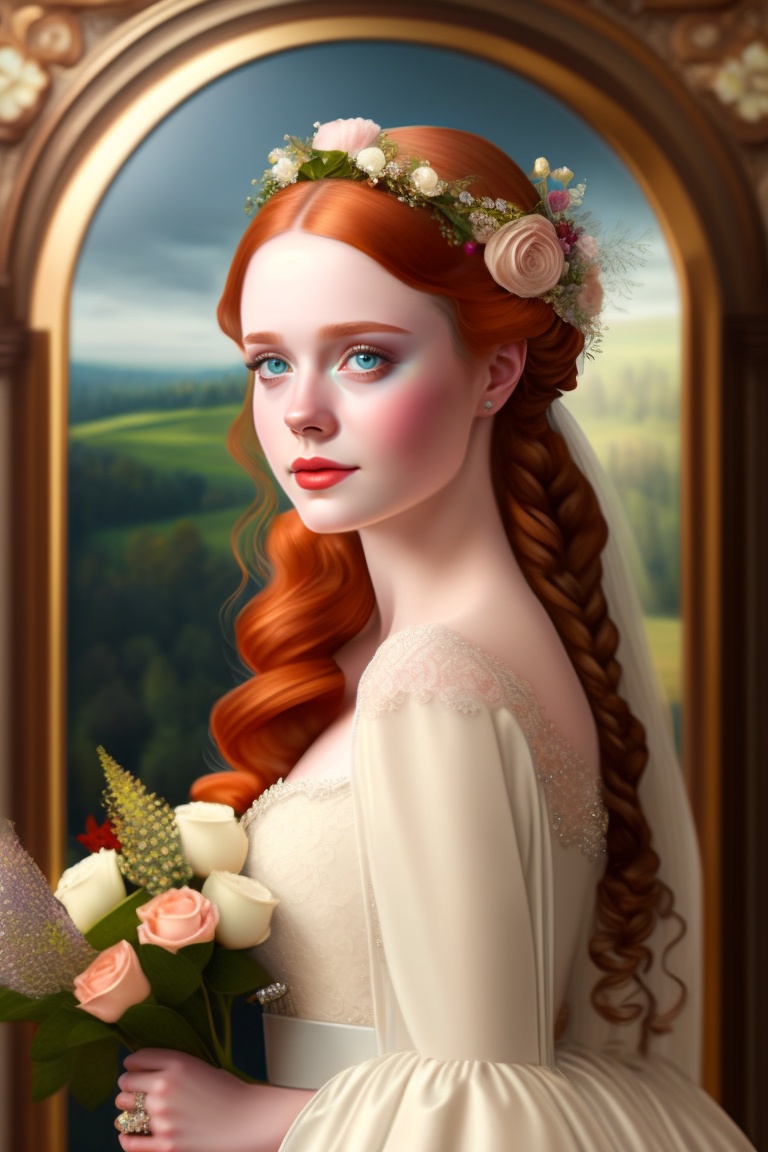 Lexica - Beautiful Sadie sink as a bride, steampunk