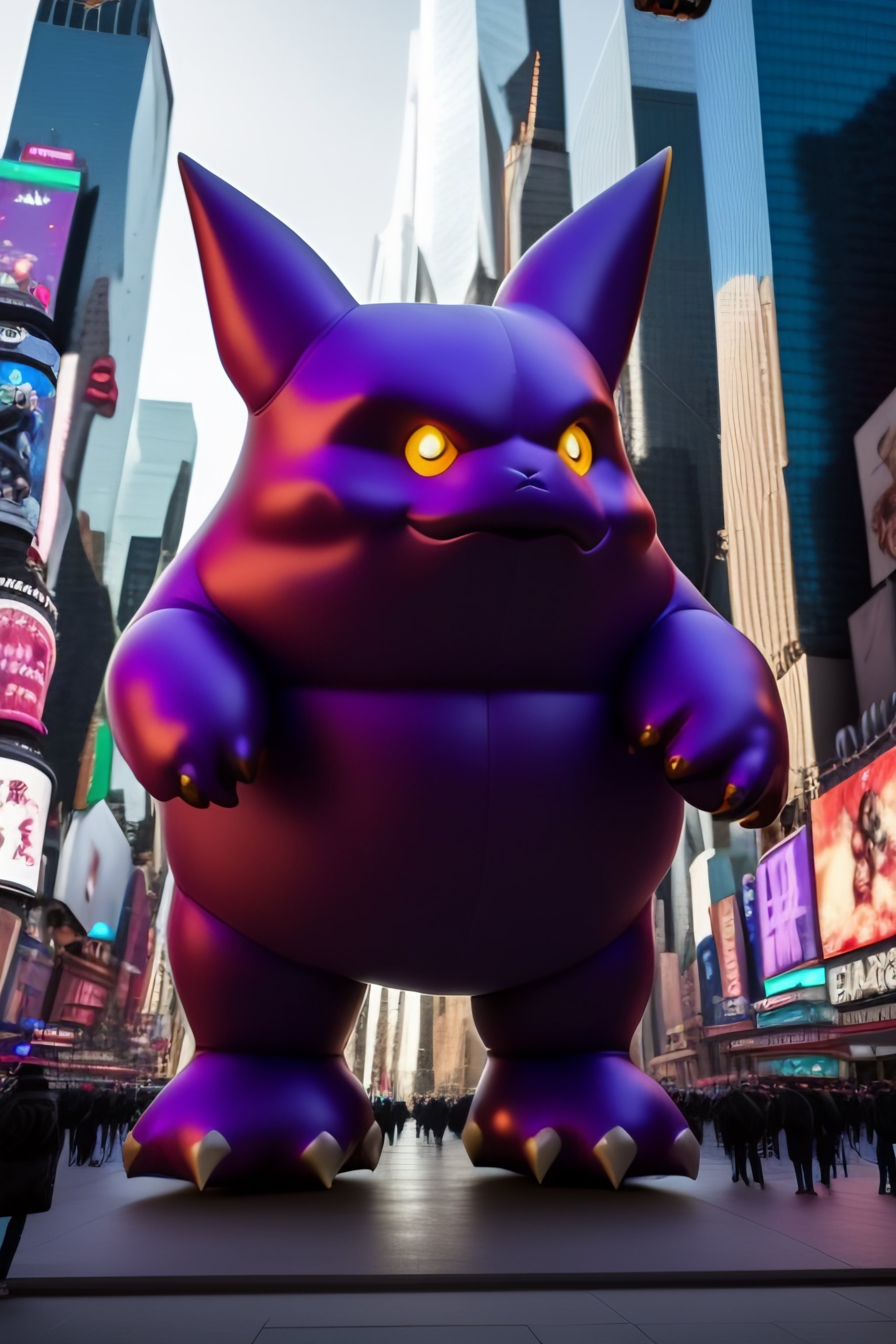 Lexica - Gengar the ghost pokemon from pokemon in real life standing in ...