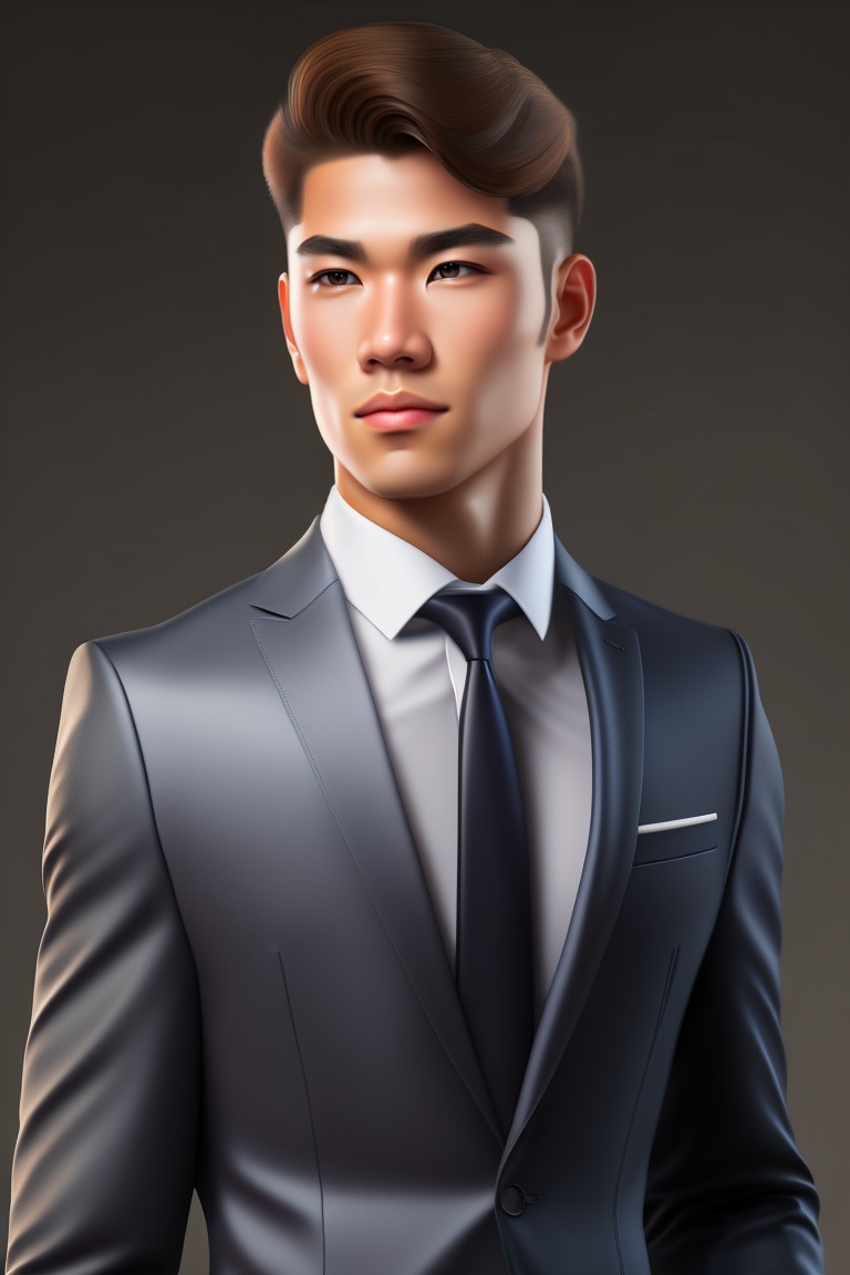 Lexica - A young business man front facing image, ultrarealistic image