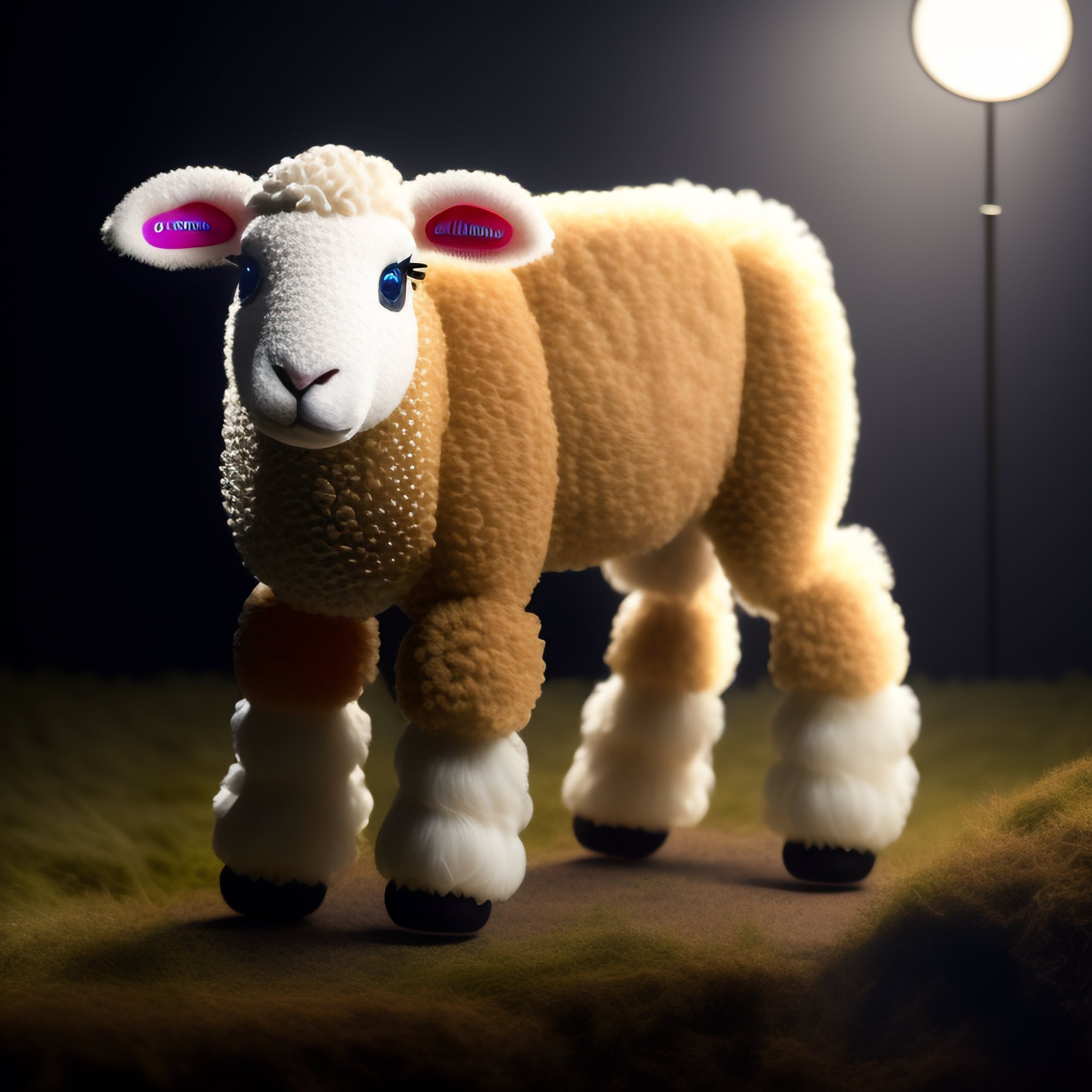 Lexica - A robotic, electric, artificial, lamb made like a victorian ...