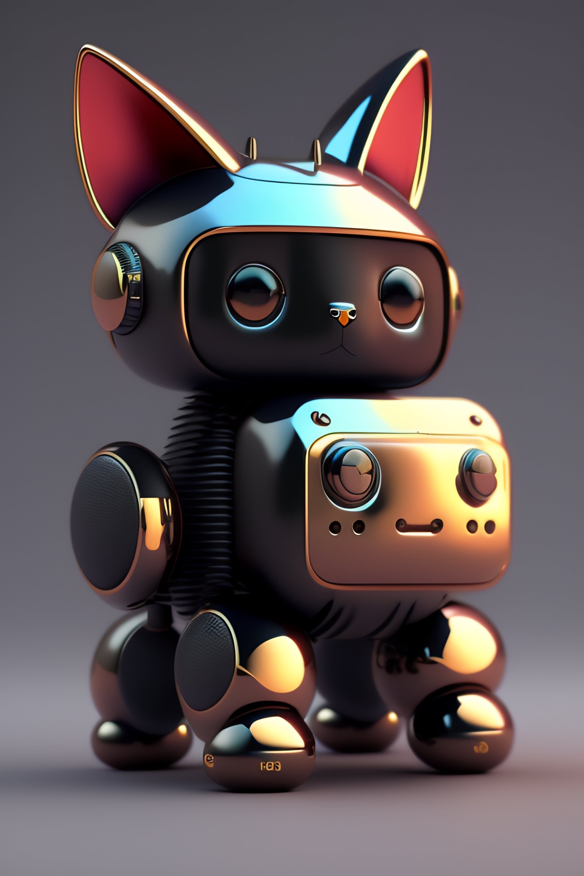 Lexica - A very cute robot cat made from modular synthesizers, analog ...