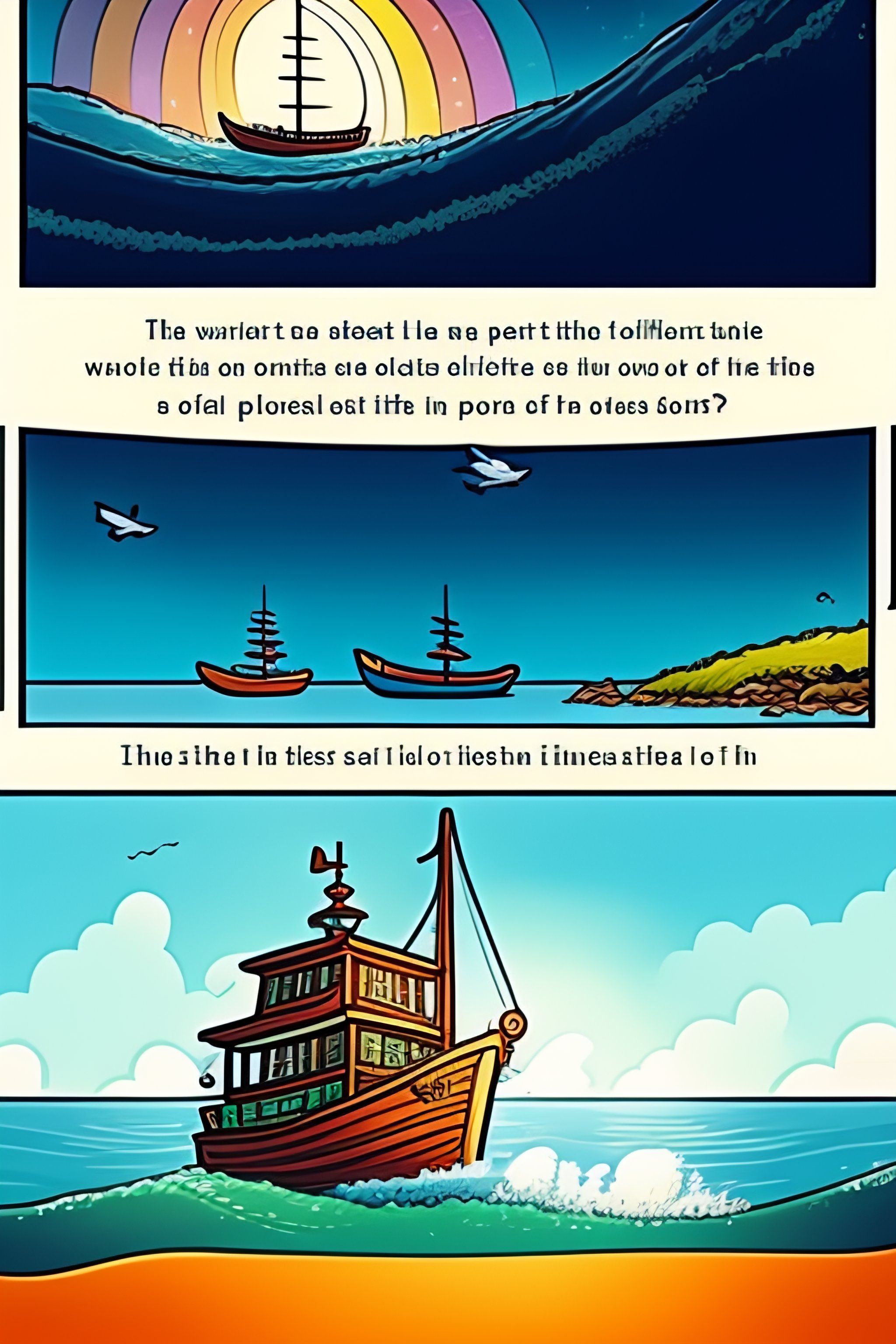 Lexica - A comic about the fact that schoolchildren, being on the water ...