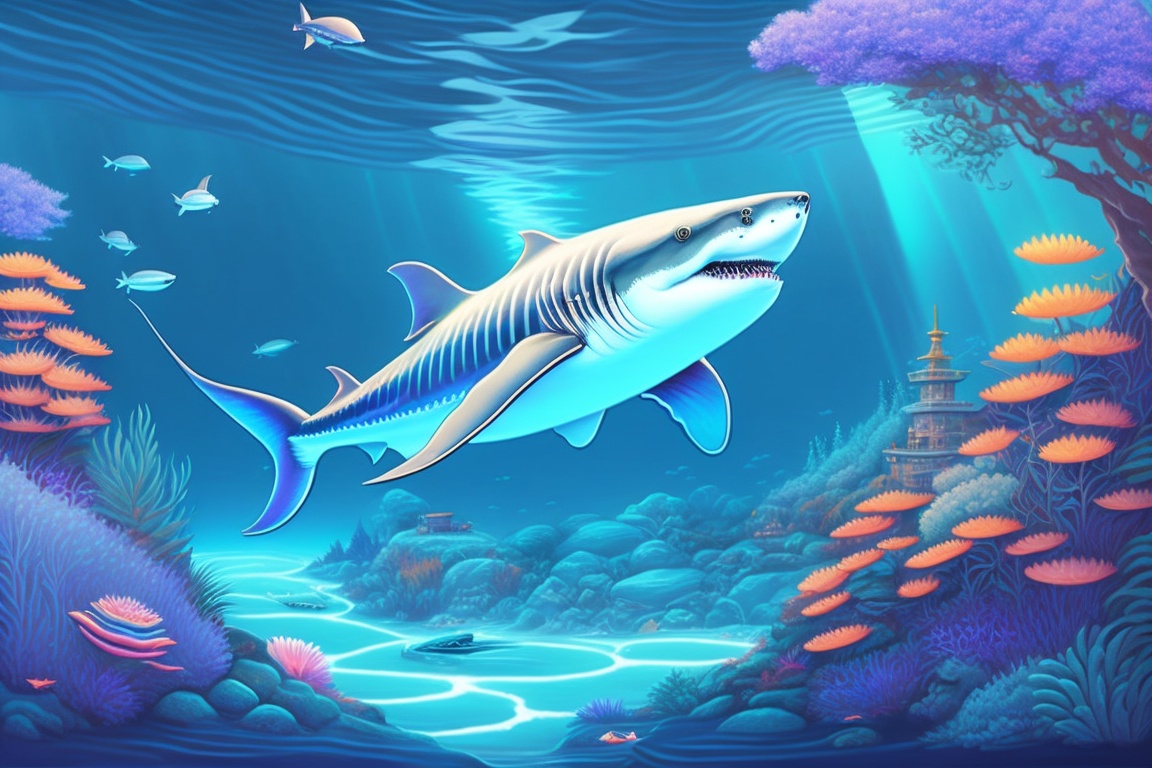 Lexica - In the style of 90's vintage, anime art of An epic underwater ...