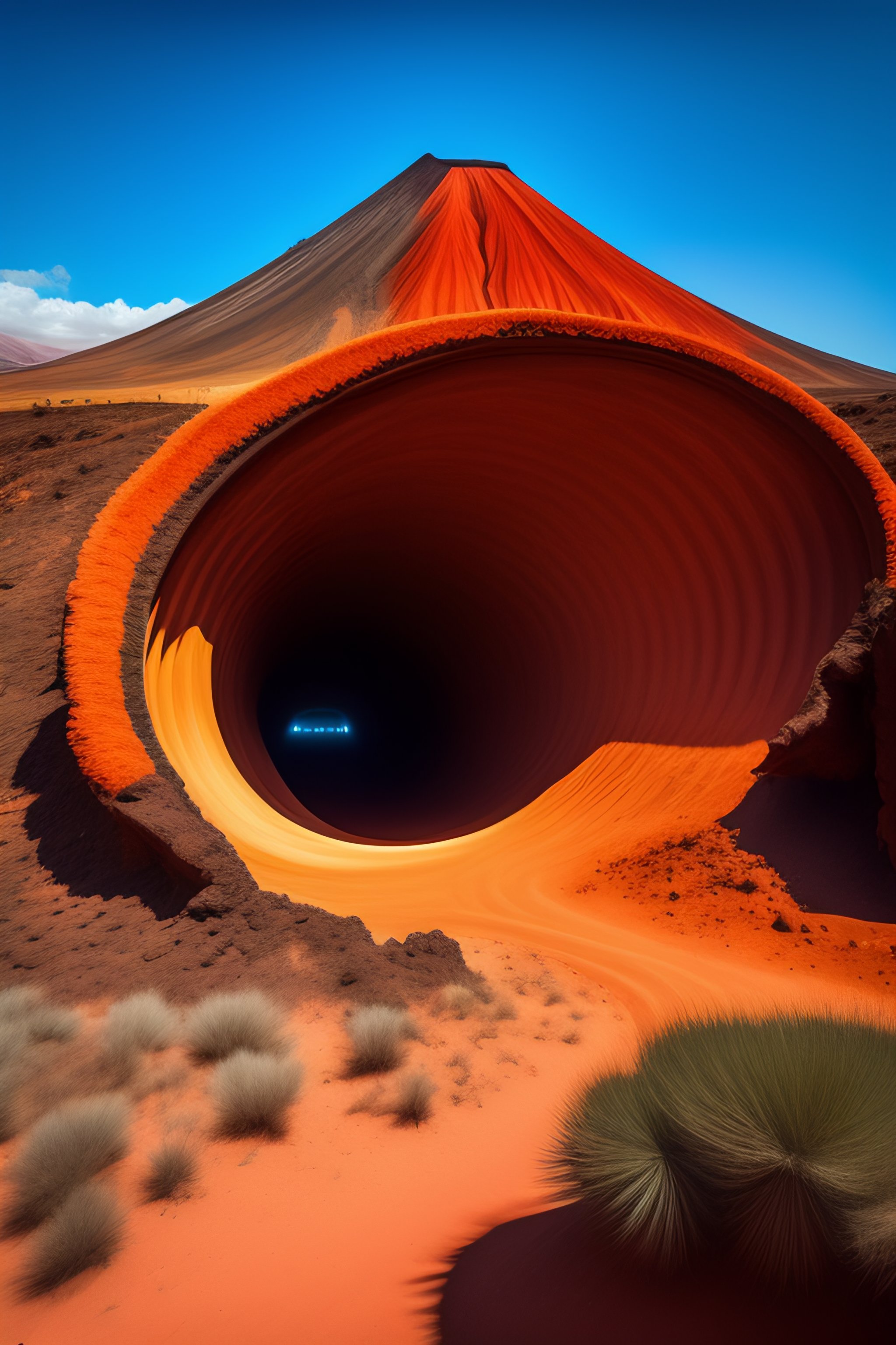 Lexica - Nike shoe store at a volcano