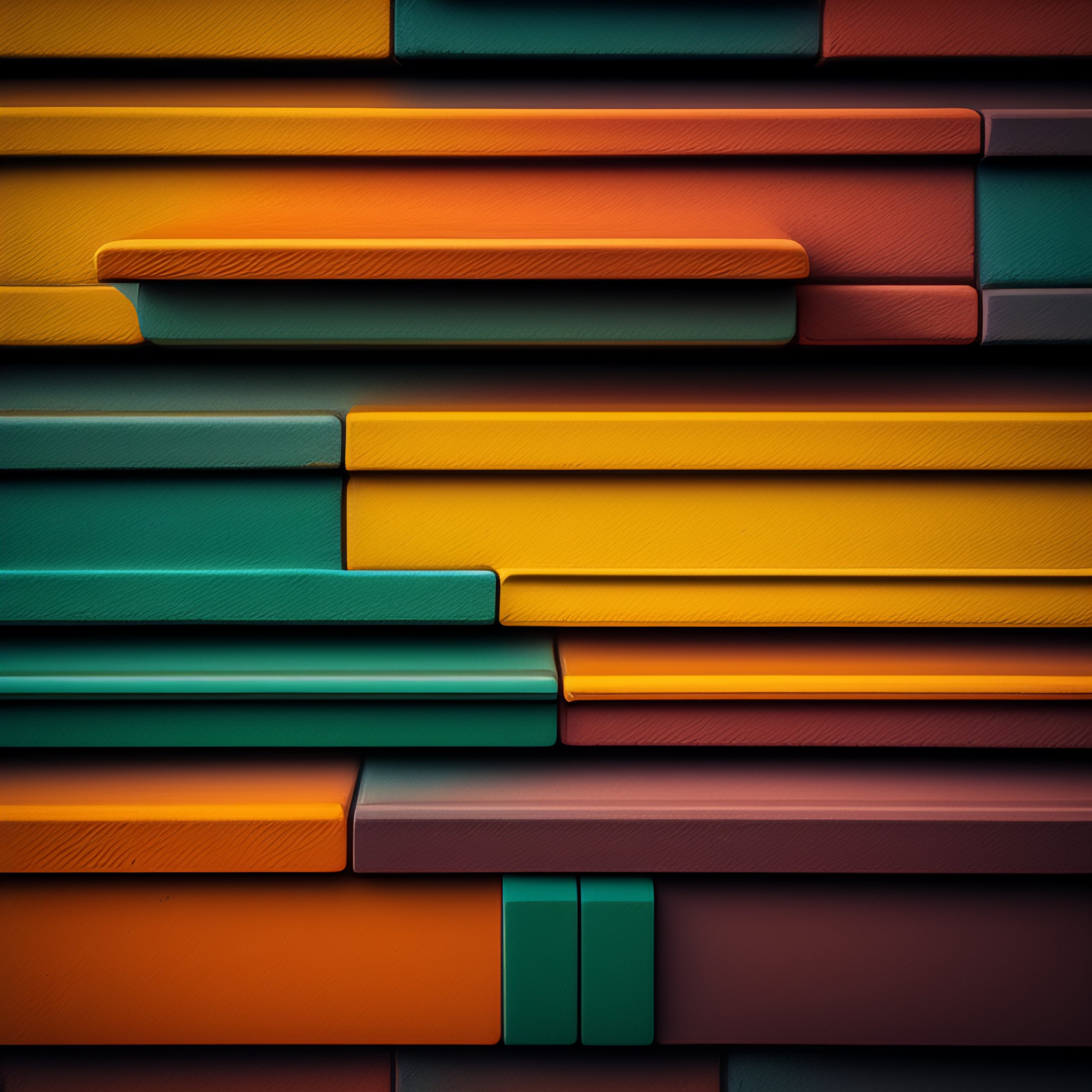 Lexica - Creami un muro di mattoni semplice con mattoni rossi tutti uguali