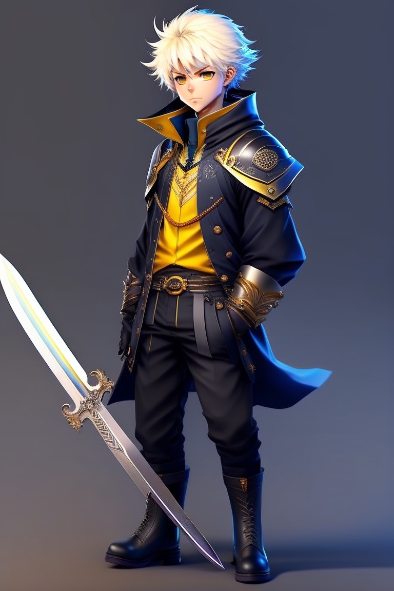 Lexica - A anime boy, 18 years old boy, young bad pretty boy, black ...