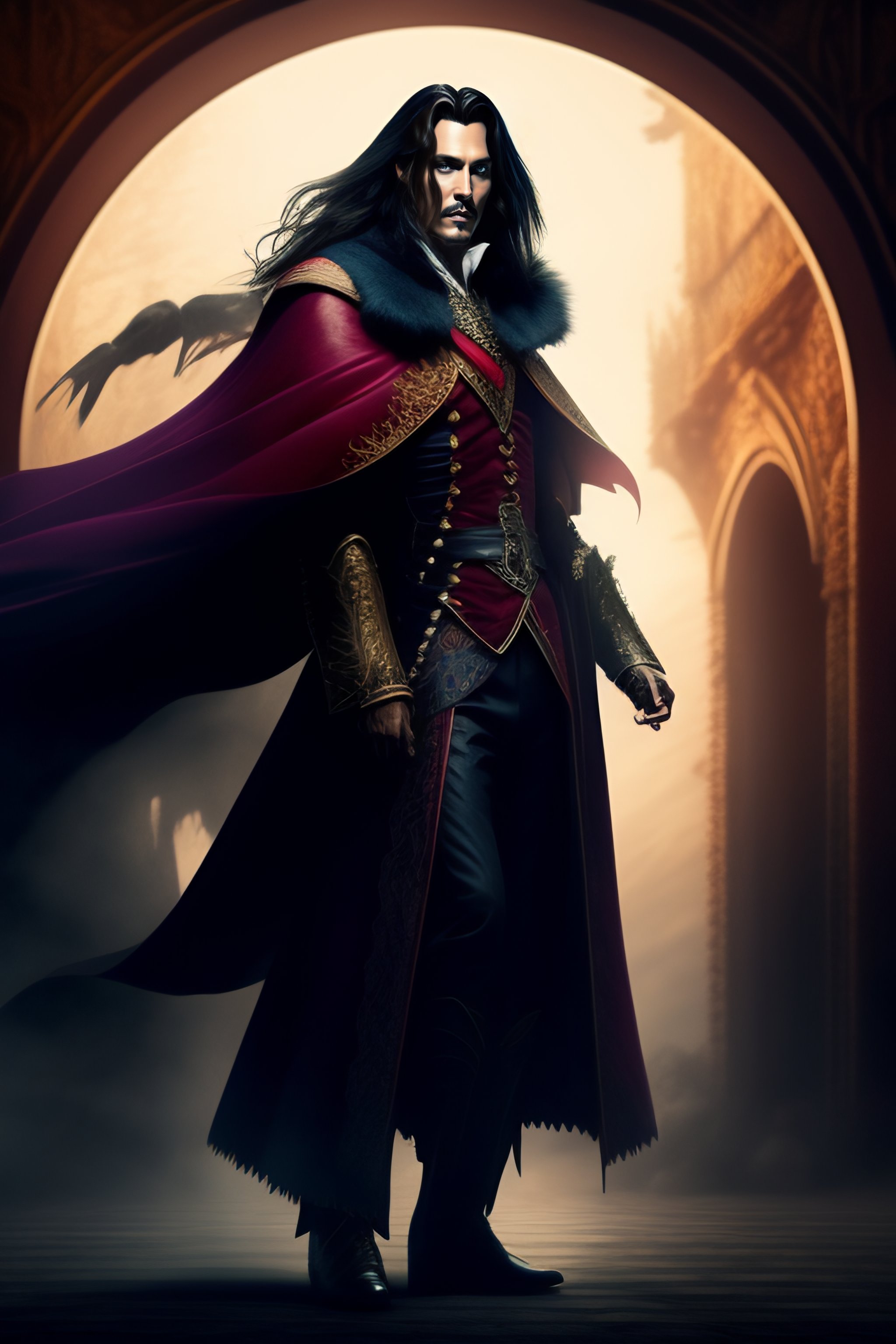 Lexica - Johnny Depp as Dracula in castlevania