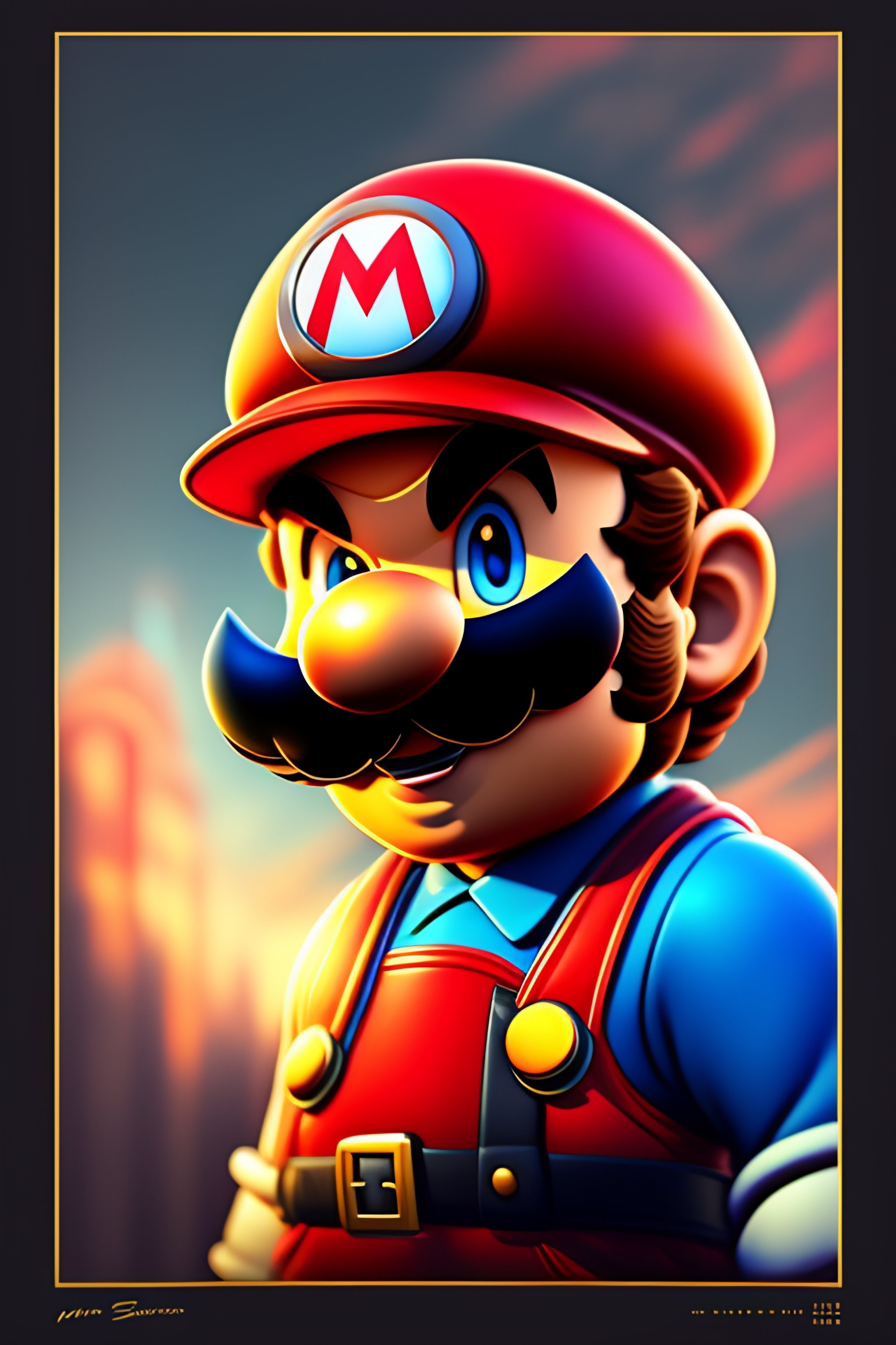 Lexica - Mario, anime, illustration