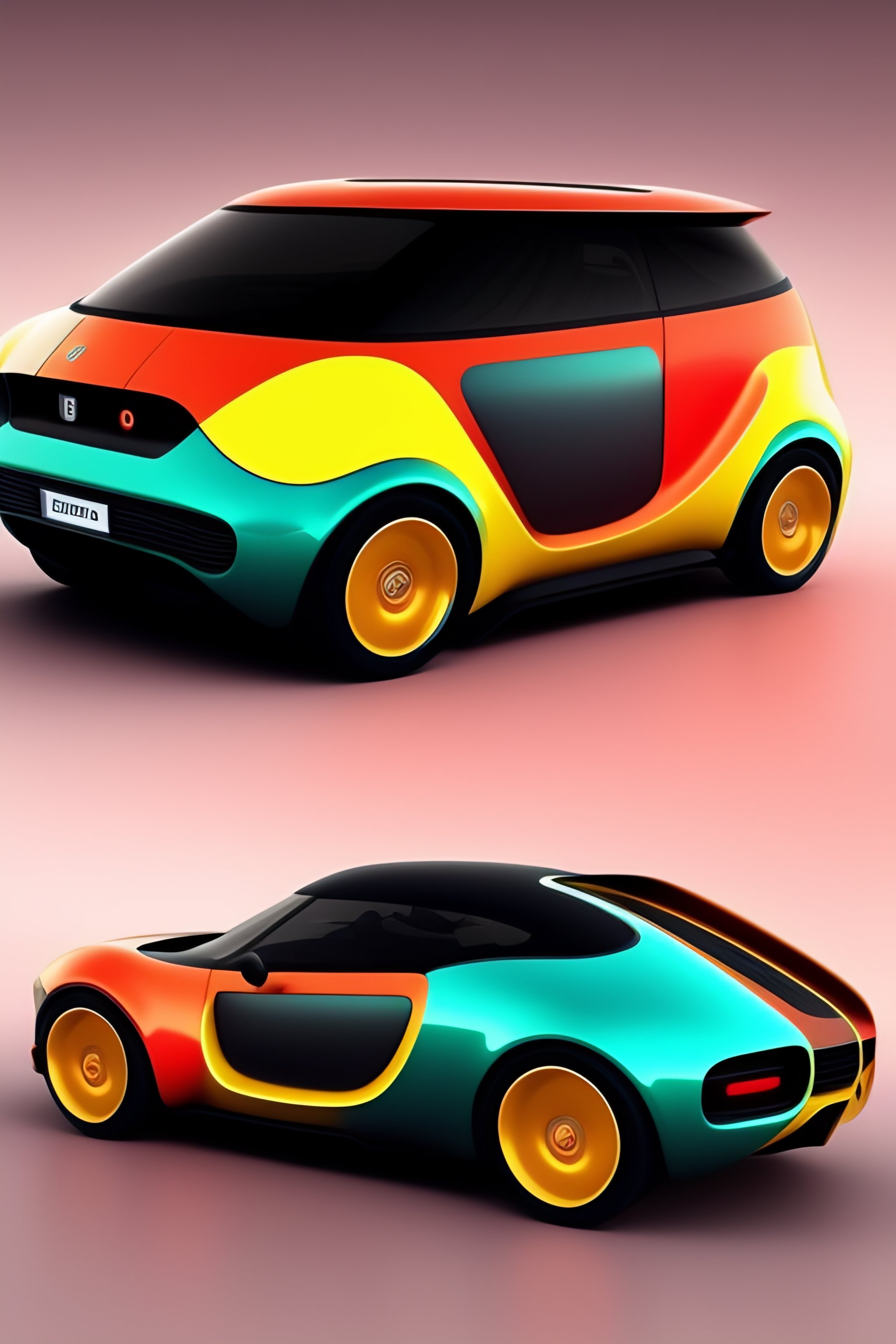Lexica - A car design inspired by the n64 video game console