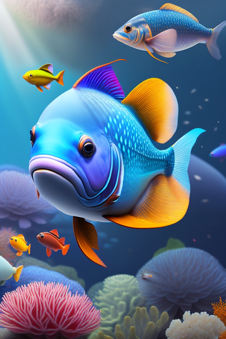 Lexica - In which many fish lived, one fish whose color was blue