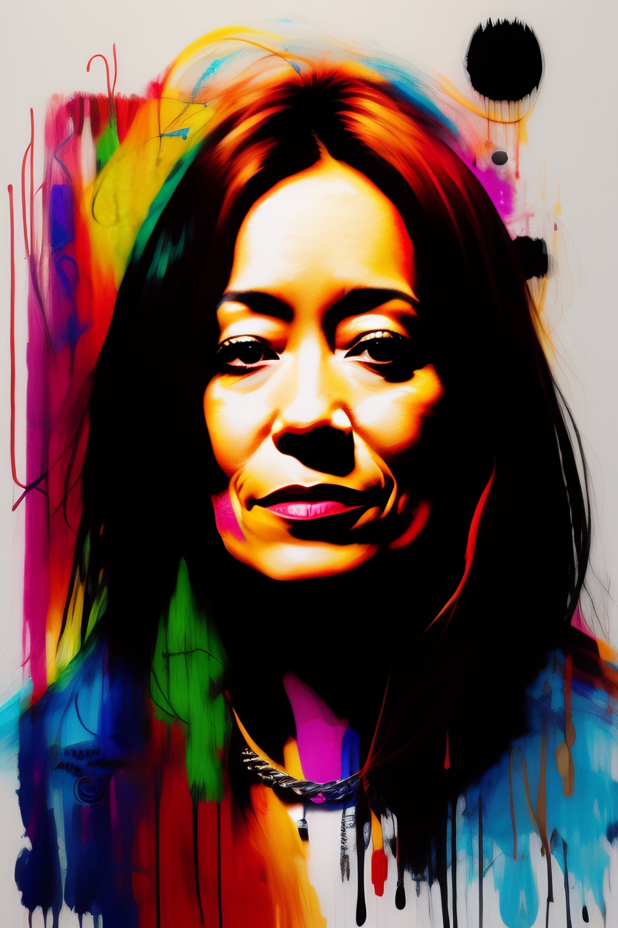 Lexica - Draw an abstract marker doodle of Beth Gibbons in the style of ...