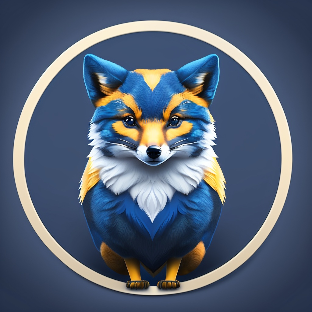 Lexica - Super cute fox avatar with neutral background for an ...