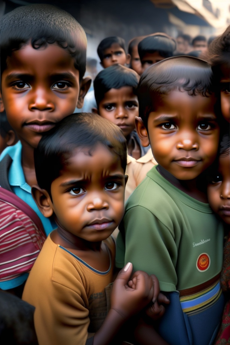 Lexica - (Zero hunger) A compassionate man selflessly distributing ...