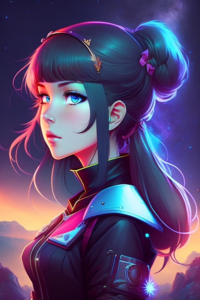 Lexica - 80's vintage anime still frame,girl dark fantasy style