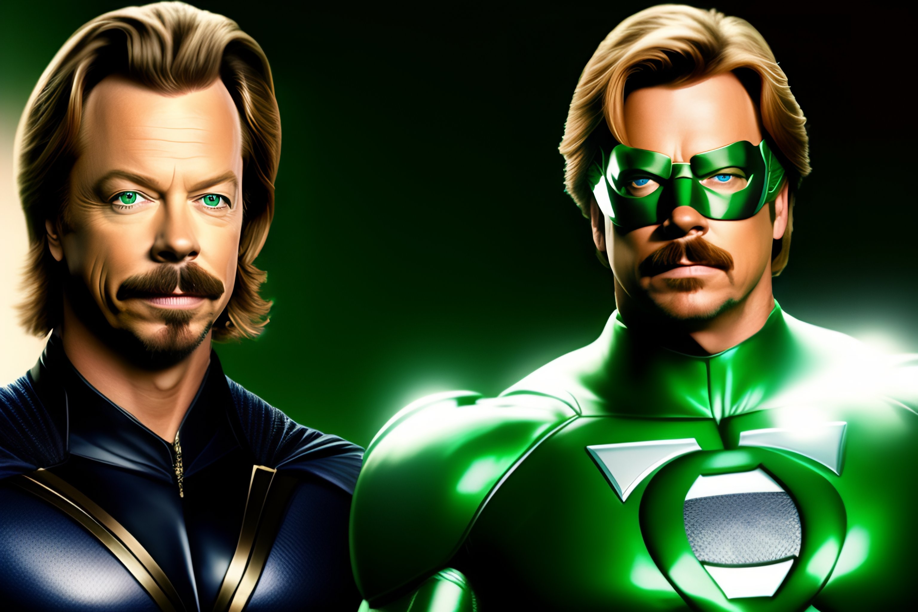 Lexica - David Spade as the superhero Green Lantern