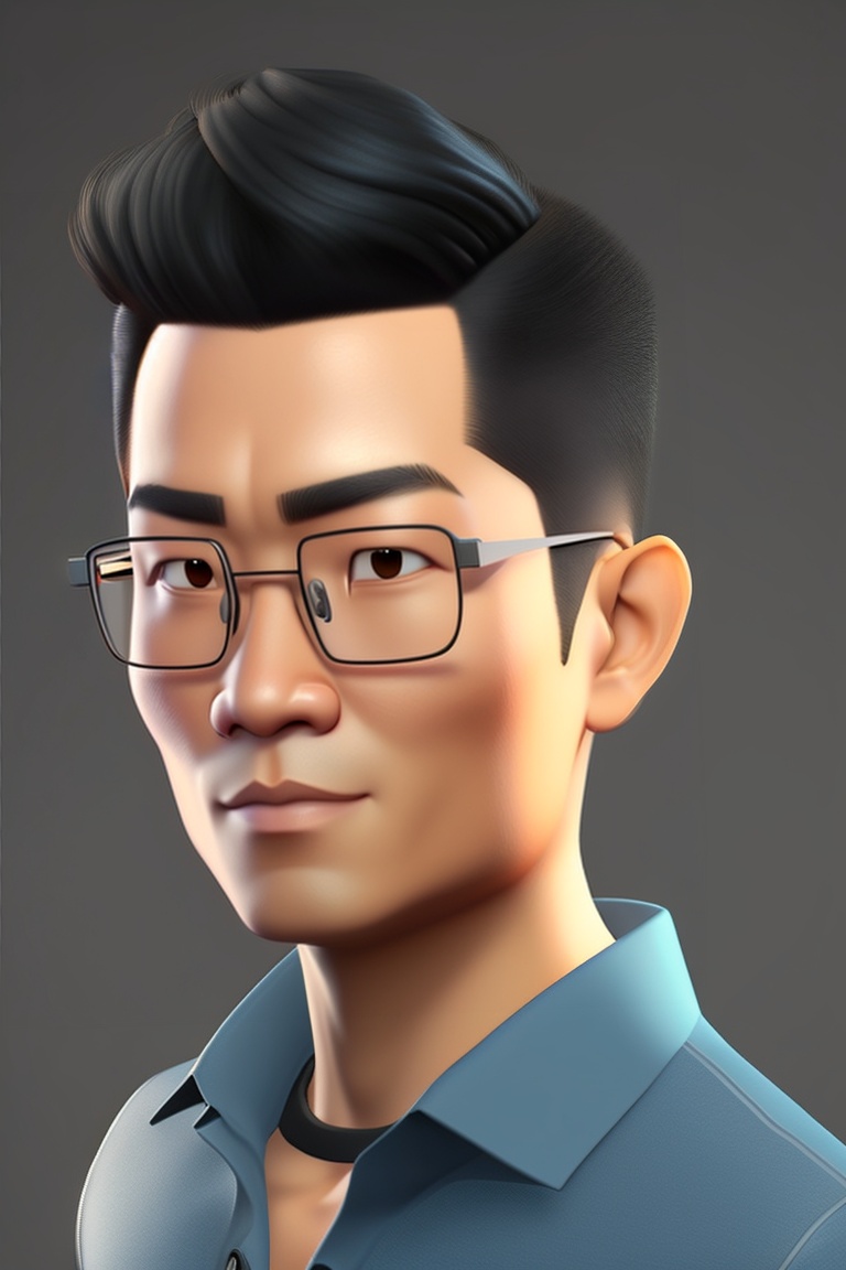 Lexica - Mid 40s guy talking in front of camera, very short spiky black ...