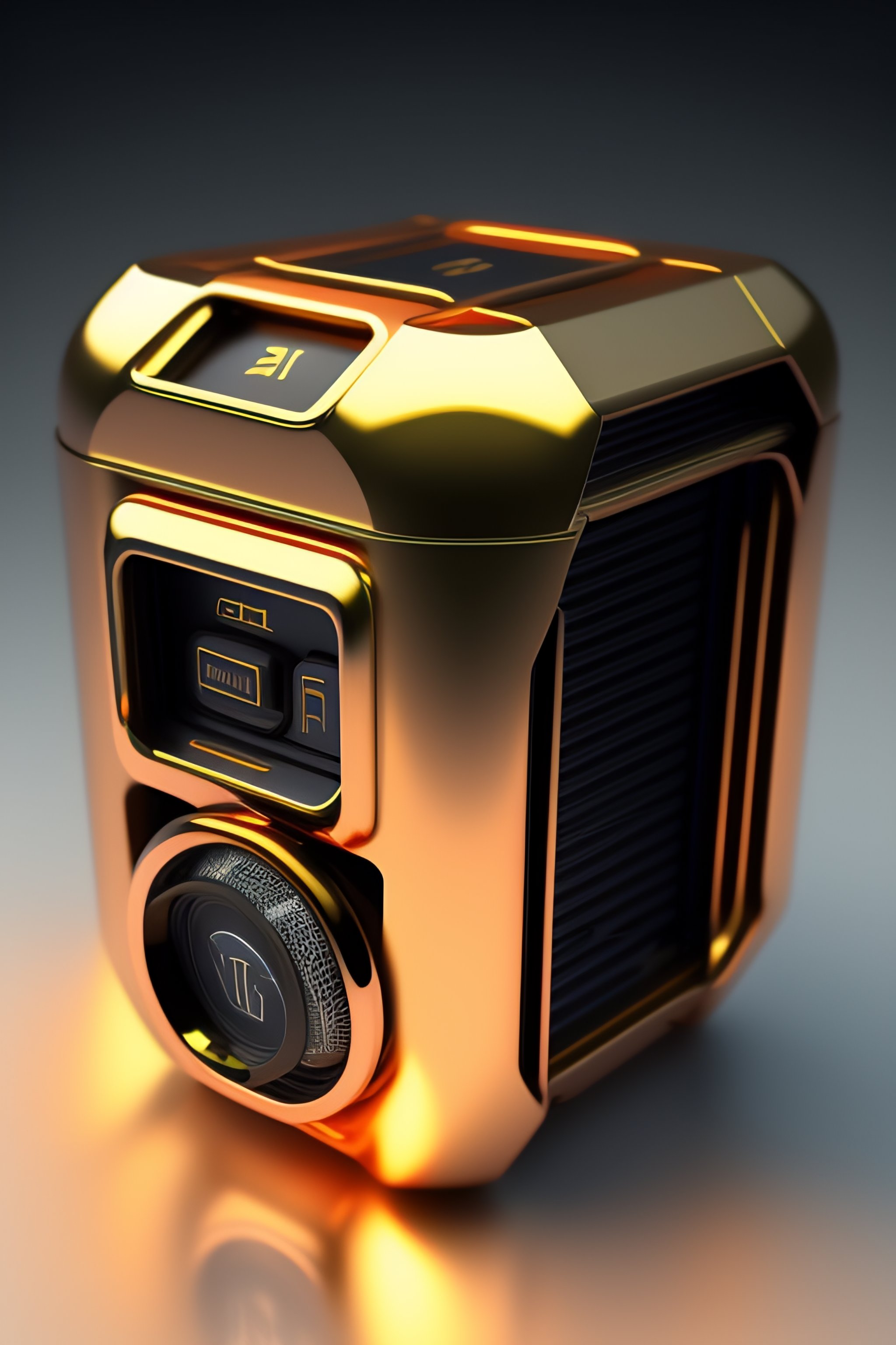 Lexica - Sleek futuristic lootbox. cinematic style digital art render ...