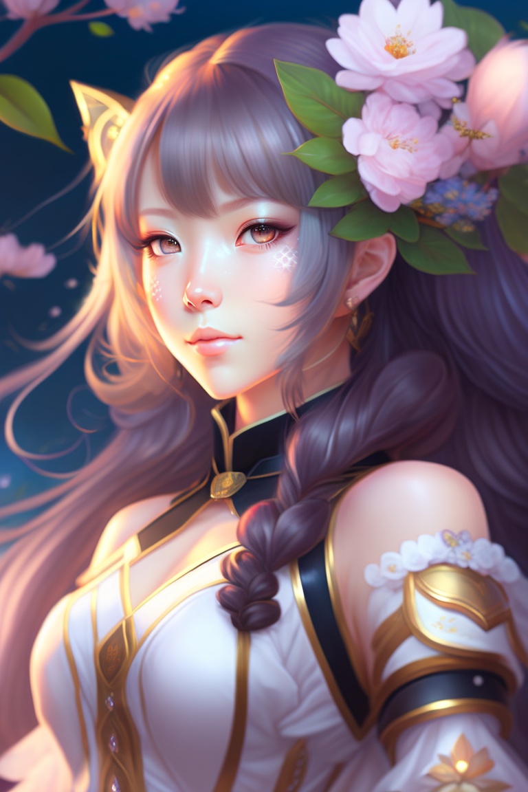 Lexica - "A captivating photorealistic image depicting a beautiful and ...