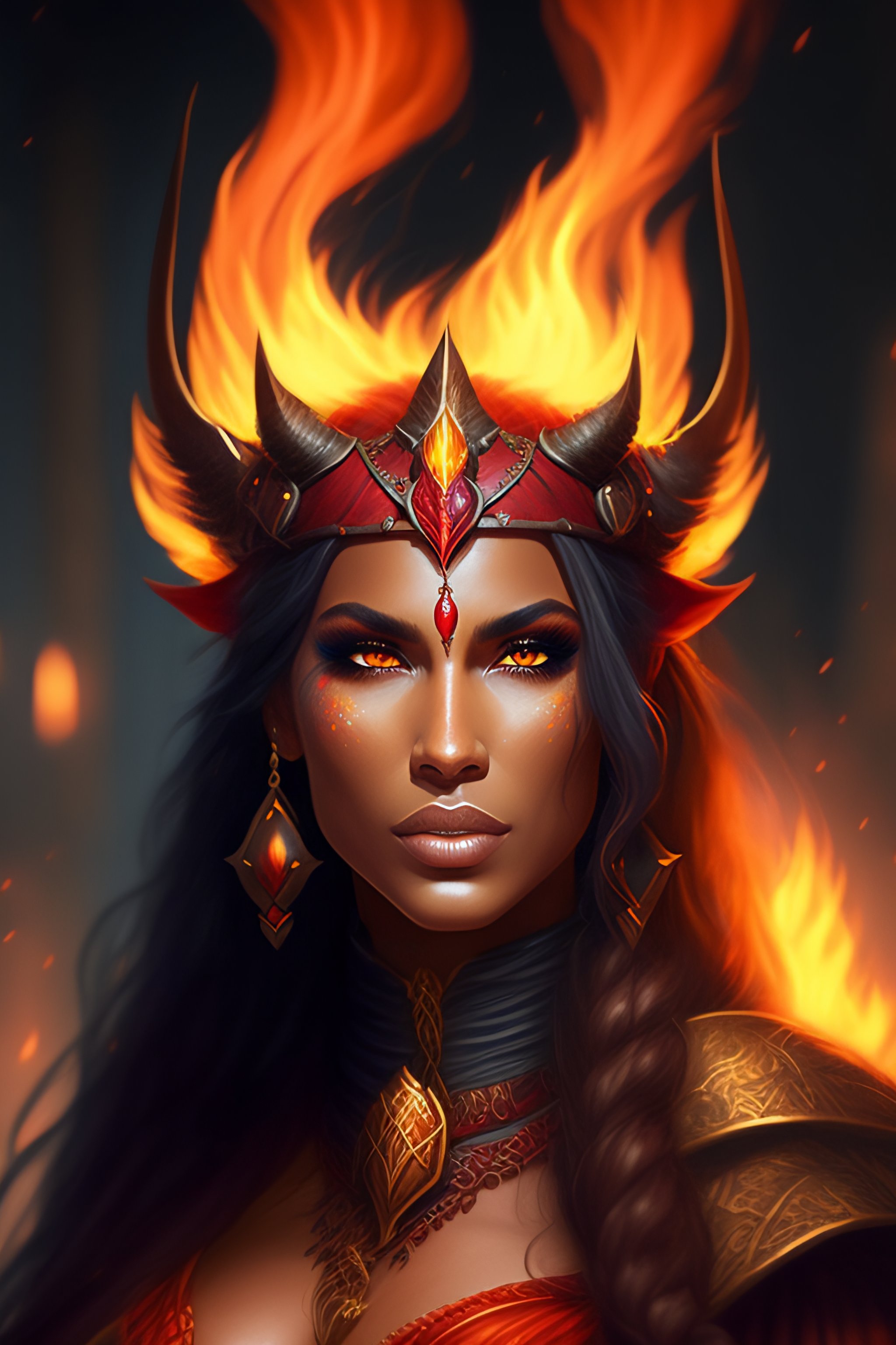 Lexica - Tiefling fire druid