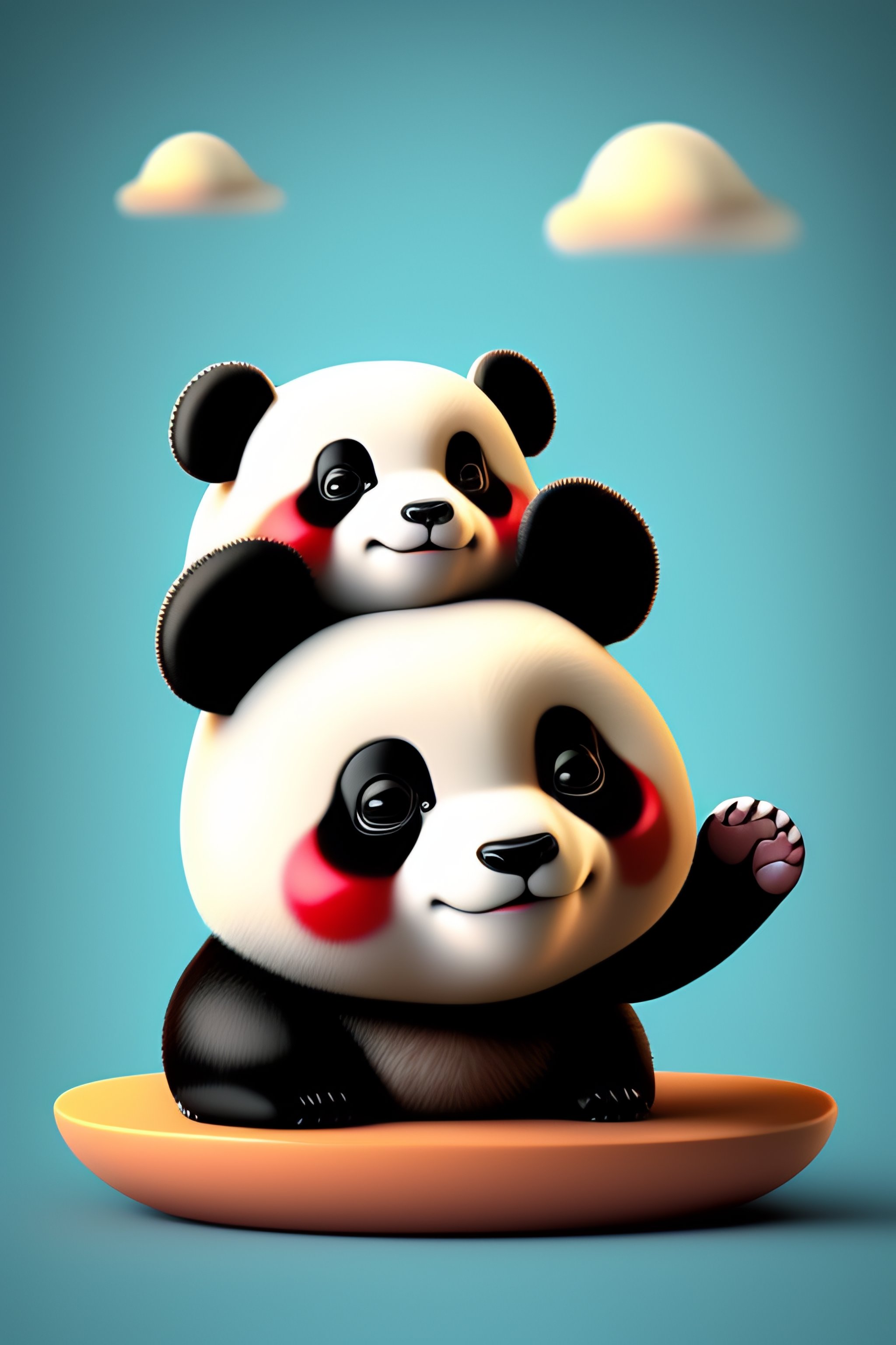 Cute Smiling Panda