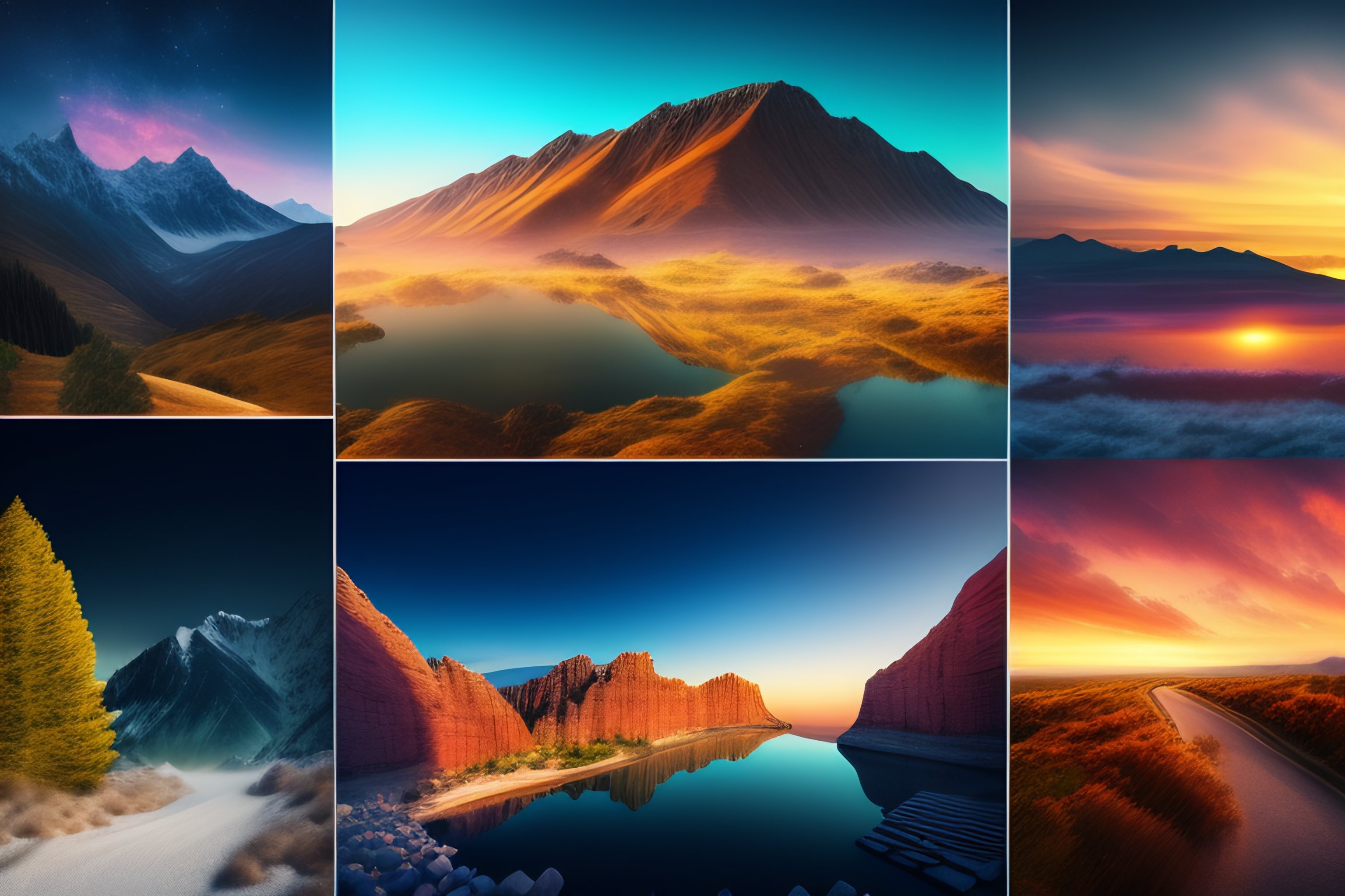 Lexica - Realistic image of a fantastic vision board of the future with ...