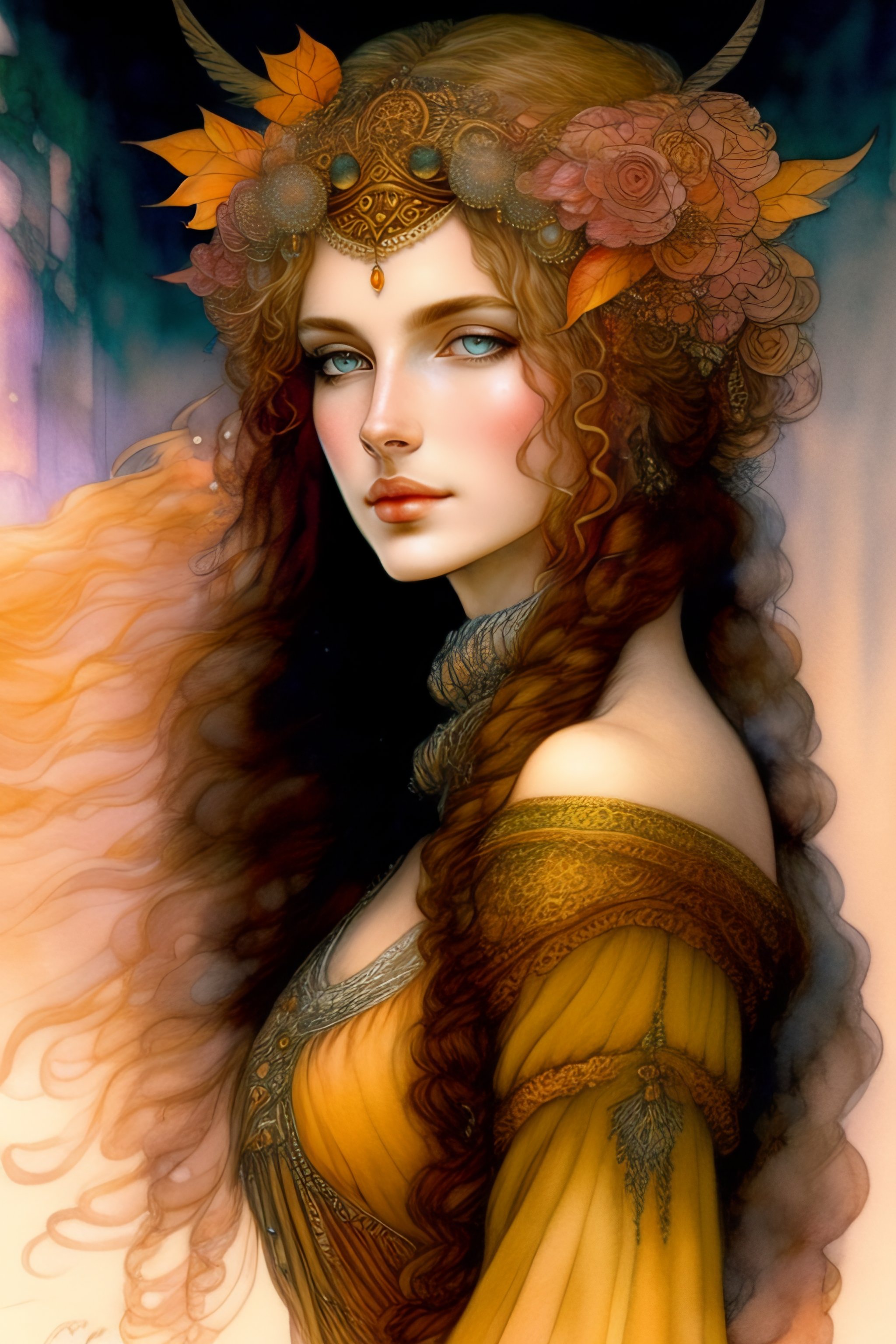 Lexica - Portrait of a pretty girl, messy blonde hair, futuristic ...