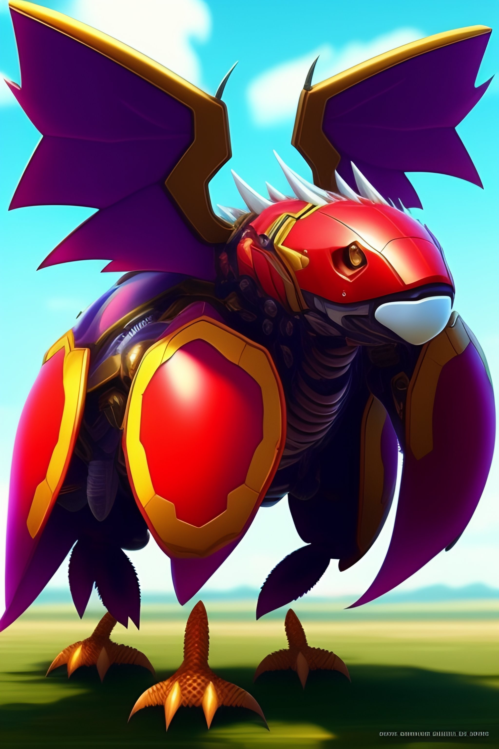 Lexica - Your unique digimon looks like a horseshoe crab crossed with ...