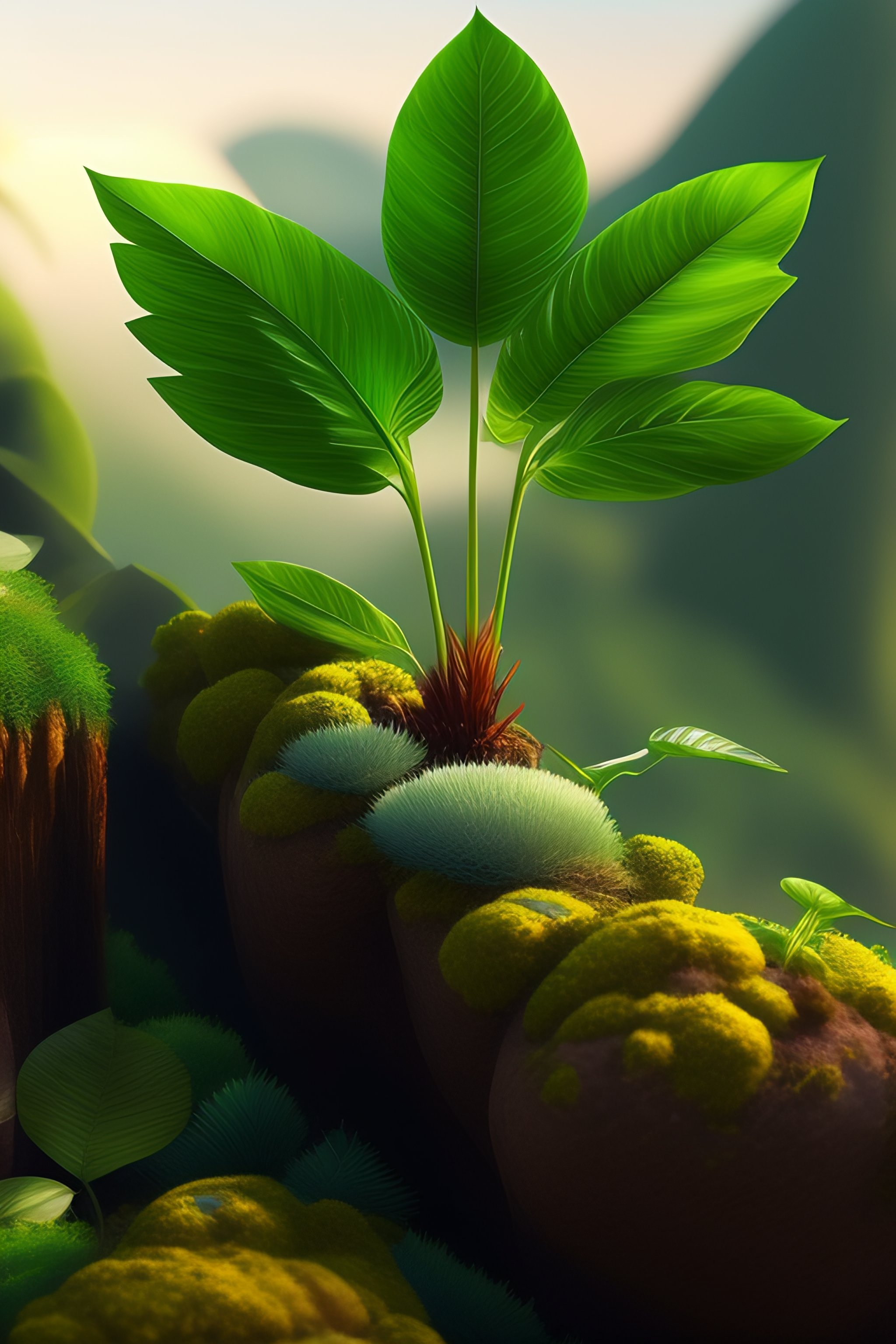 Lexica - Embodiment of earth element plants