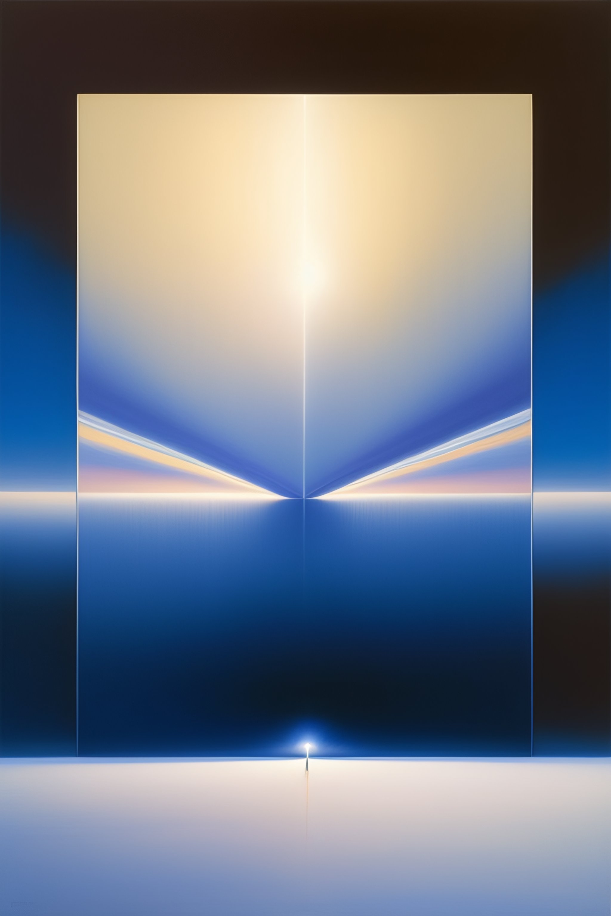 Lexica - A very complex gigantic reflective glowing tesseract rectangle ...