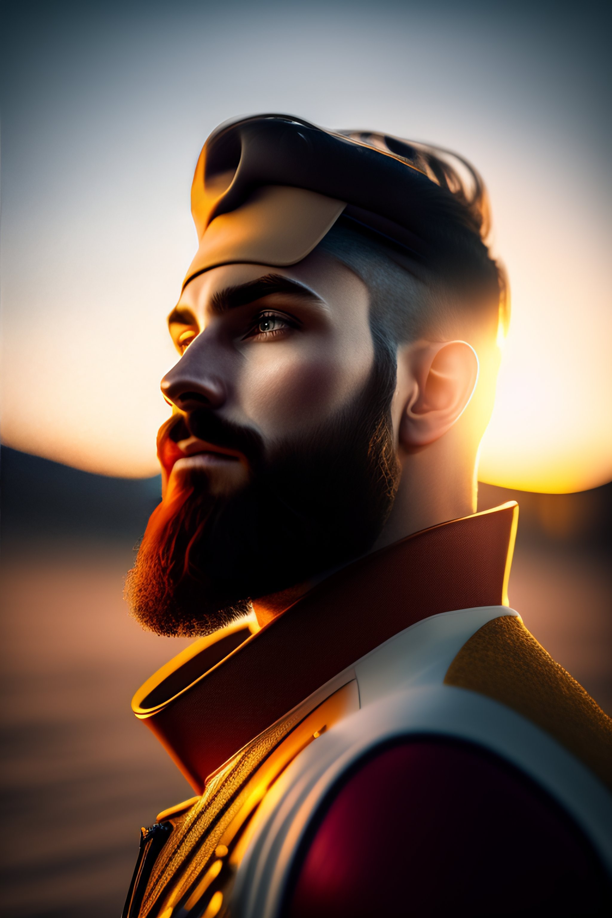 Lexica - A full height photo beard man, style russian astronaut, photo ...