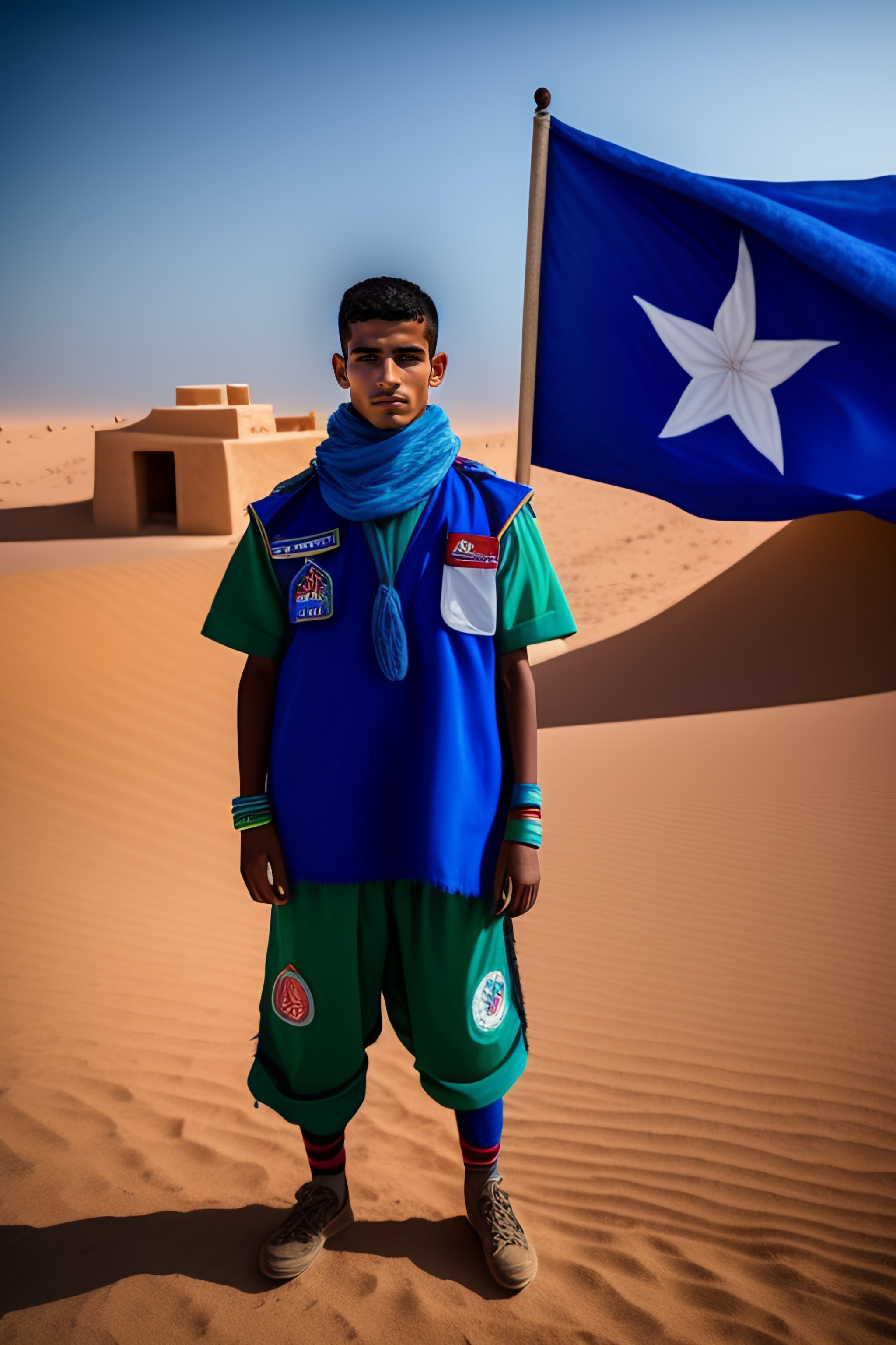 Lexica - Troupe des 8 scouts Boys Tunisiens de 15 ans avec tenu unique ...