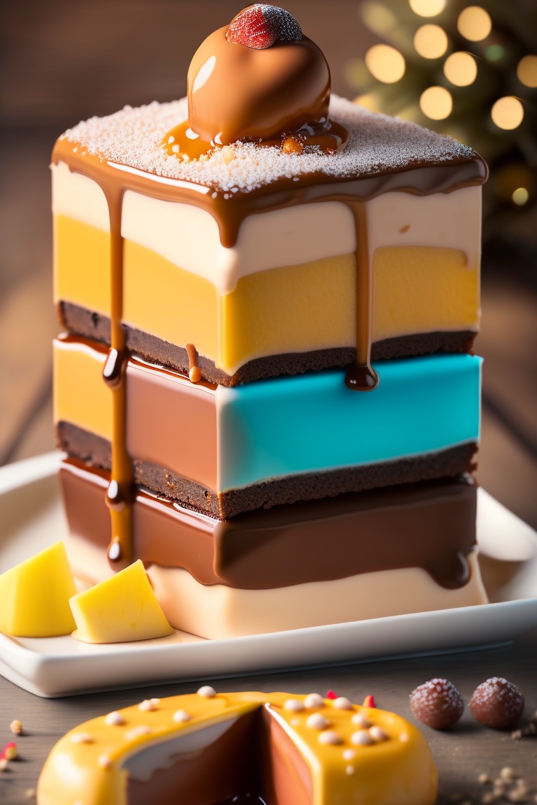 Lexica - The most delicious chocolate dessert in the world, caramel ...