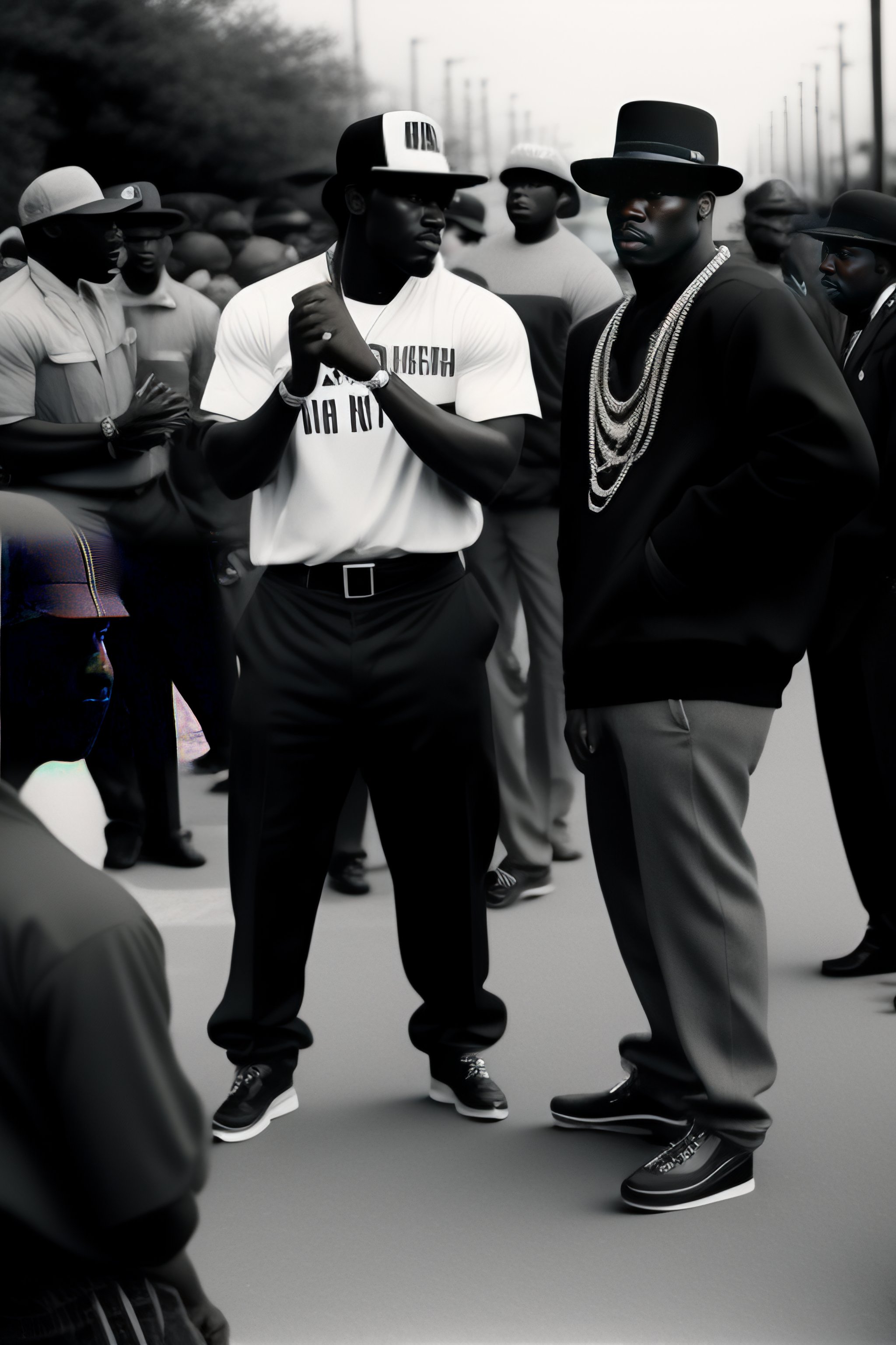 Lexica - Hip hop artists rap battling in the streets of Compton ...