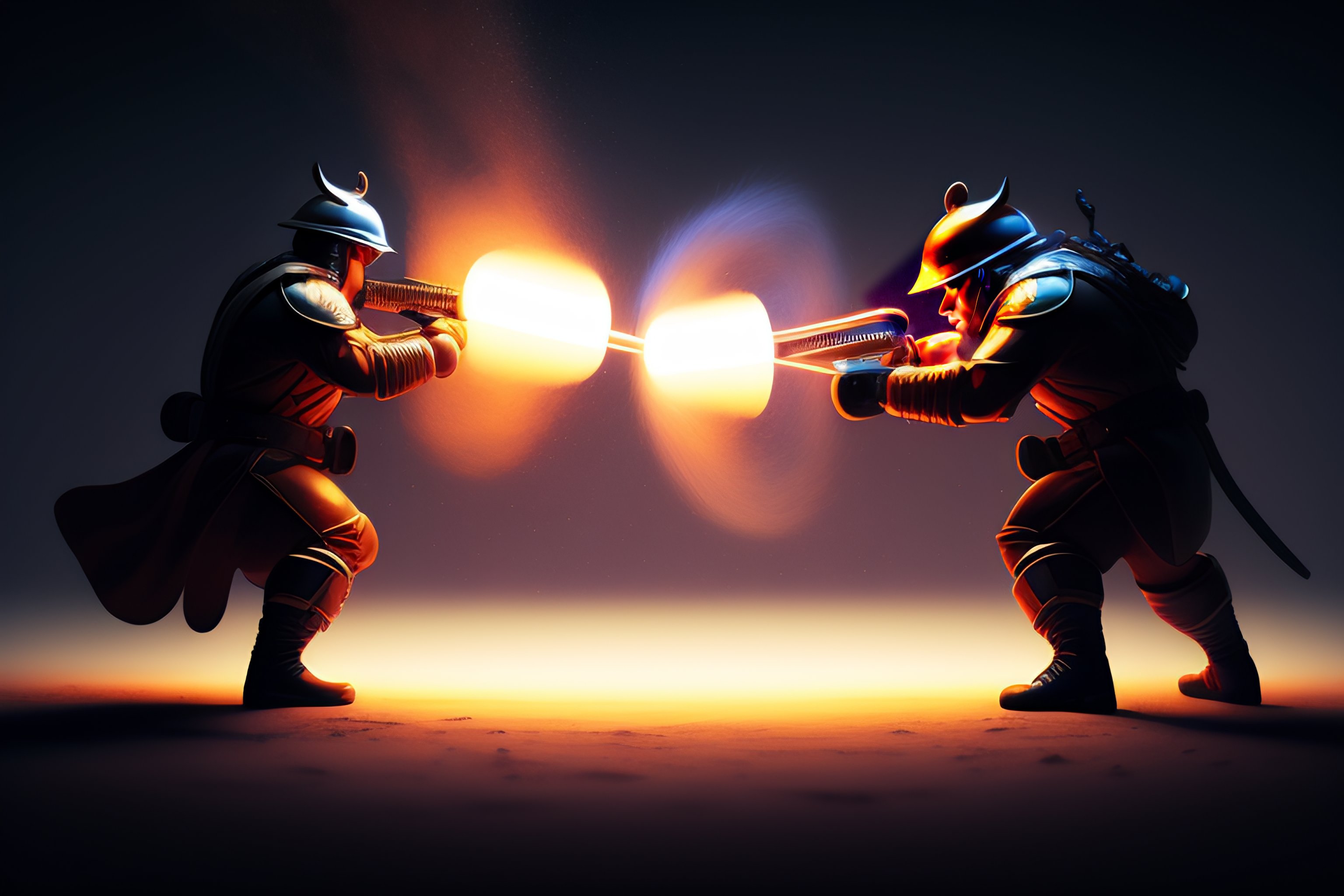 Lexica - Fight each other Mystery Realistic lighting Cinematic lighting ...