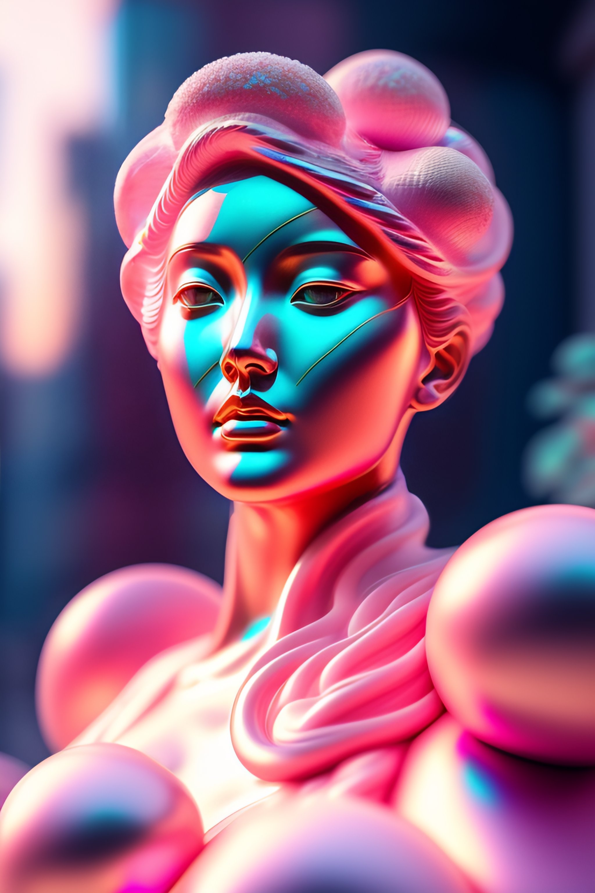 Lexica - Soft greek sculpture of intertwined bodies painted by james jean in pastel colors ...