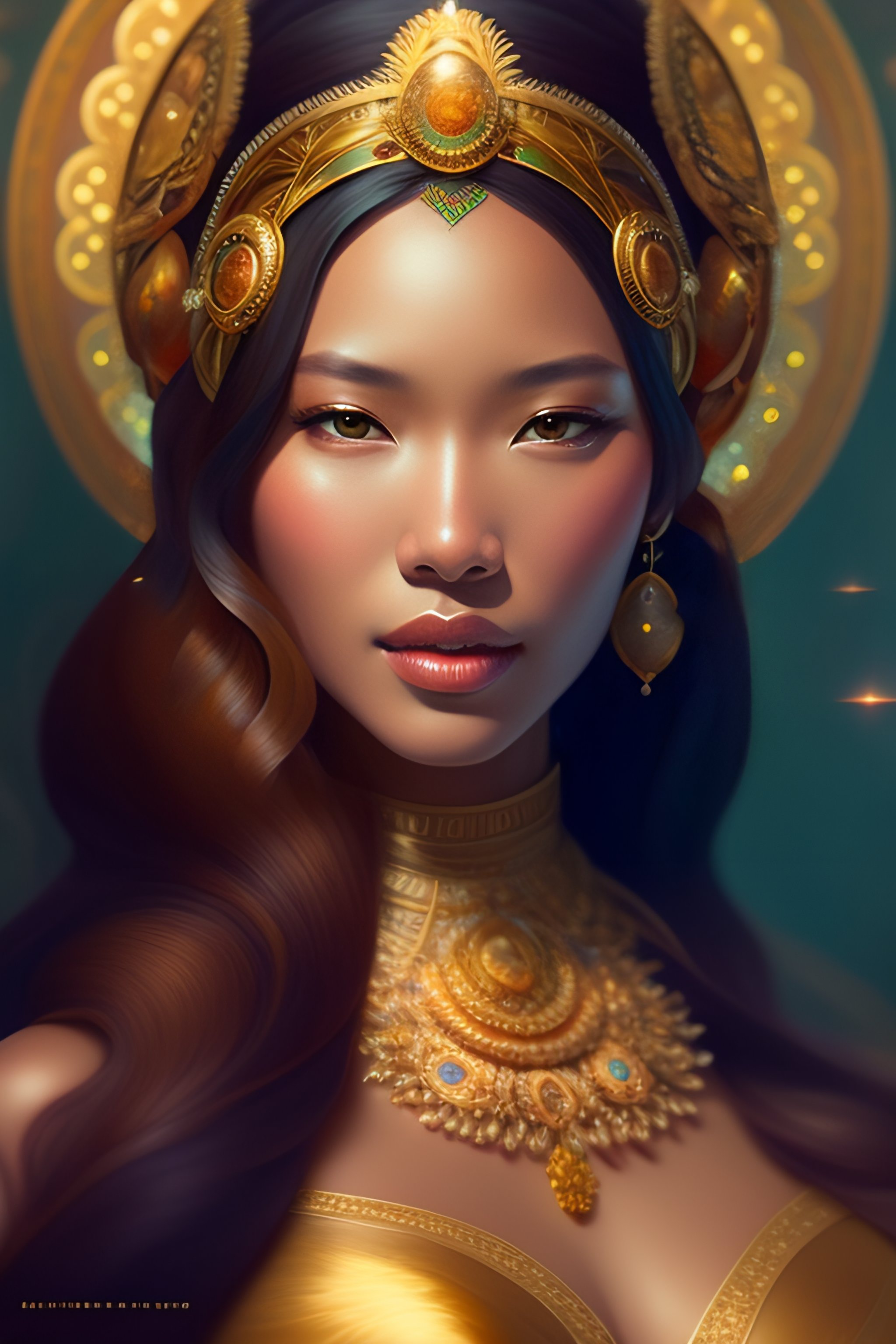 Lexica - Beautiful portrait of a full body gorgeous Princess, all body ...