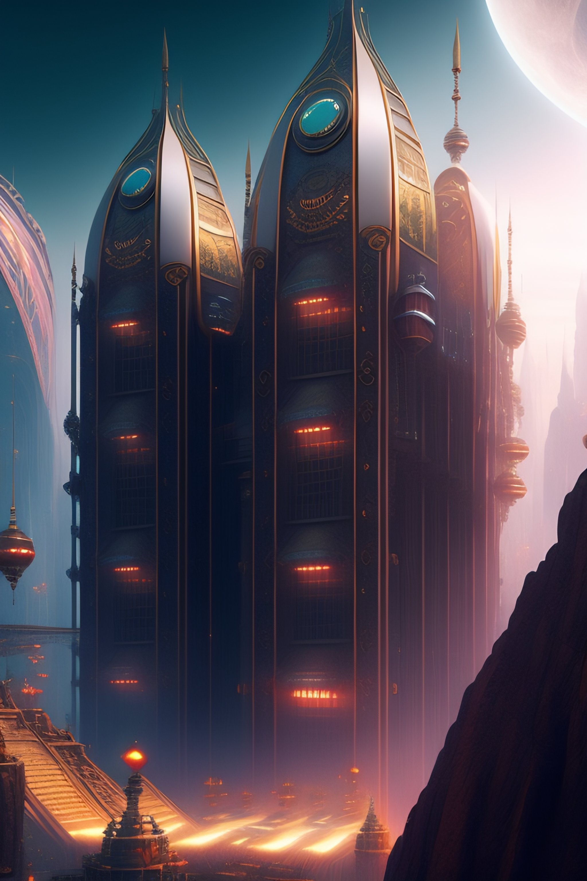 Lexica - Matrix city, steampunk white rabbit style, highly detailed ...