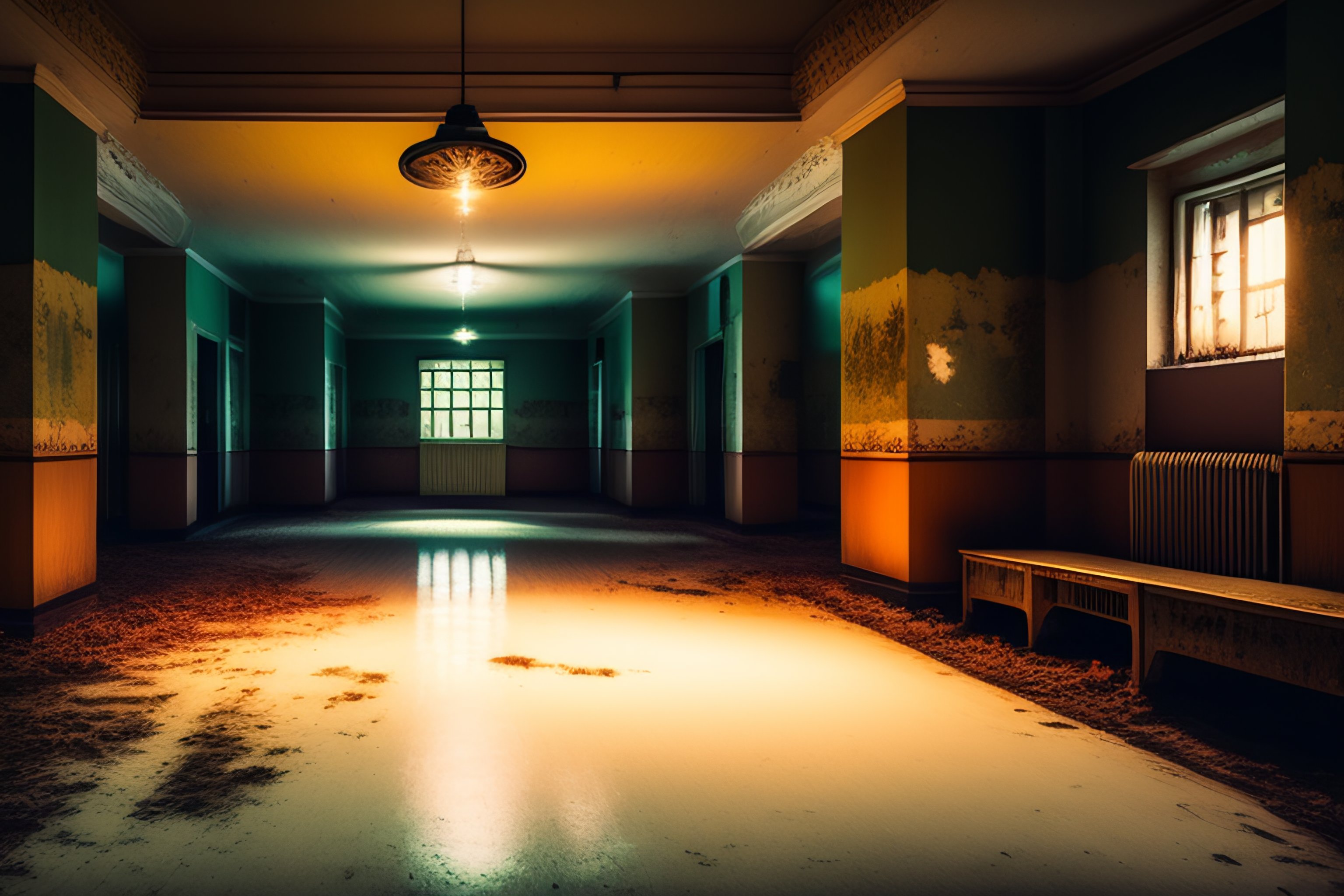 Lexica - Analog style, haunted soviet abandoned psychiatric hospital ...