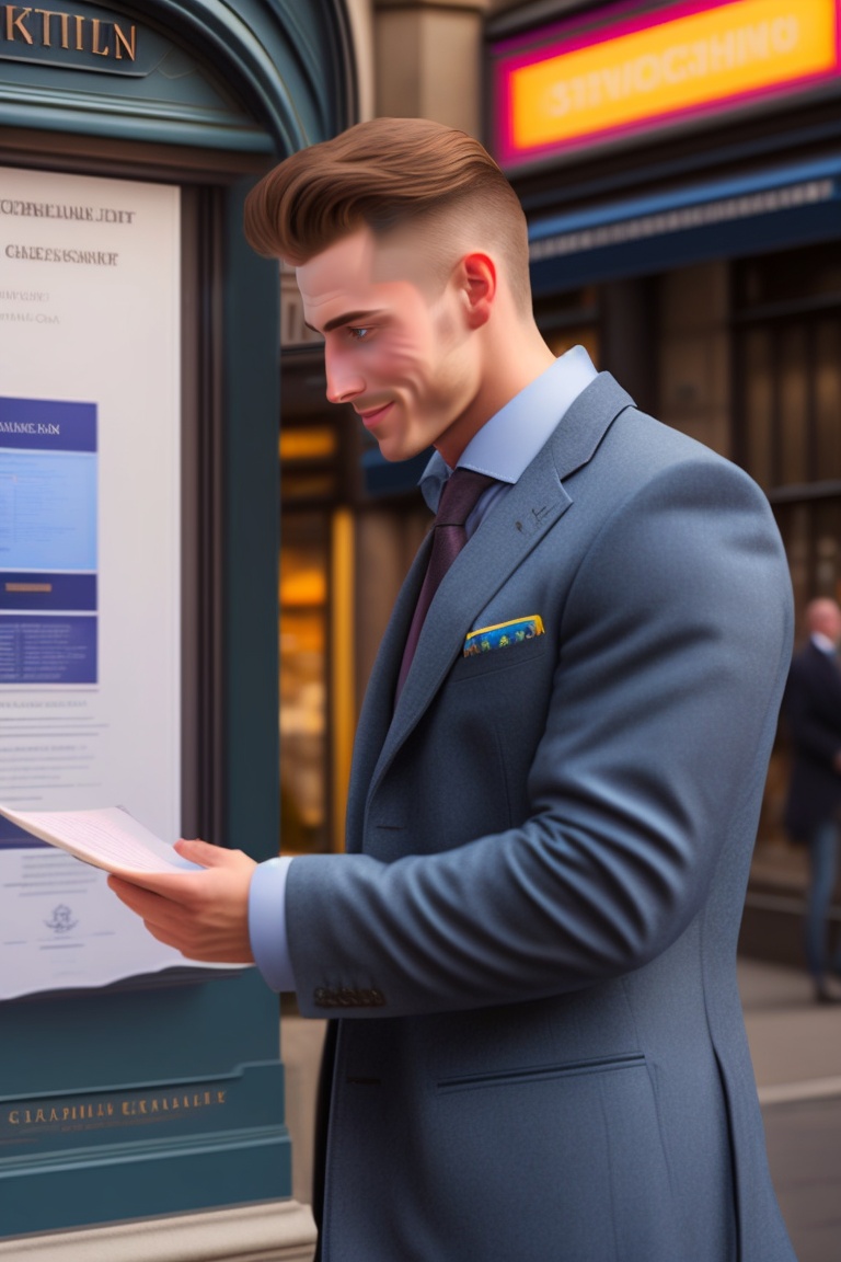 Lexica - A hyper realistic young british man in mid 40's reading a ...